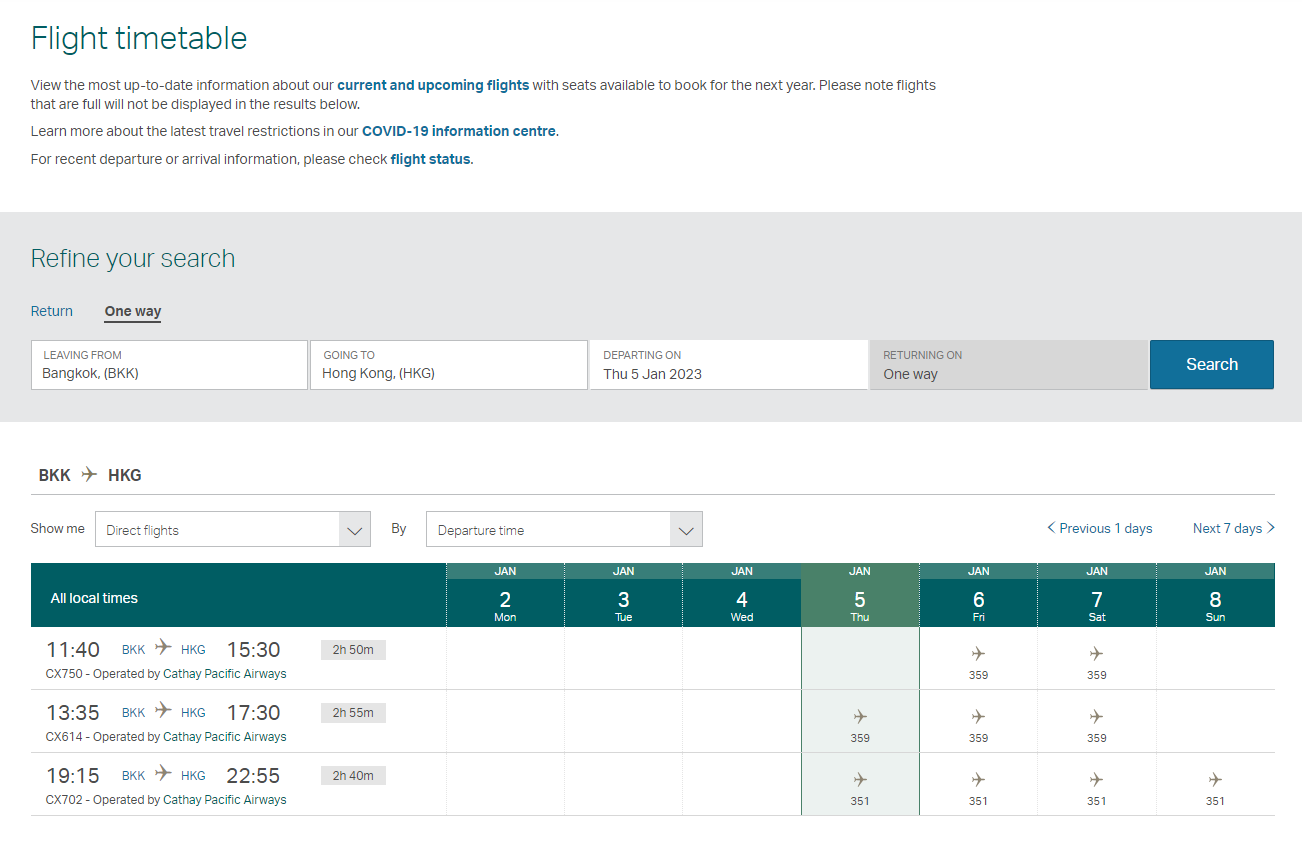 Manage my booking and CX schedule mismatch - FlyerTalk Forums