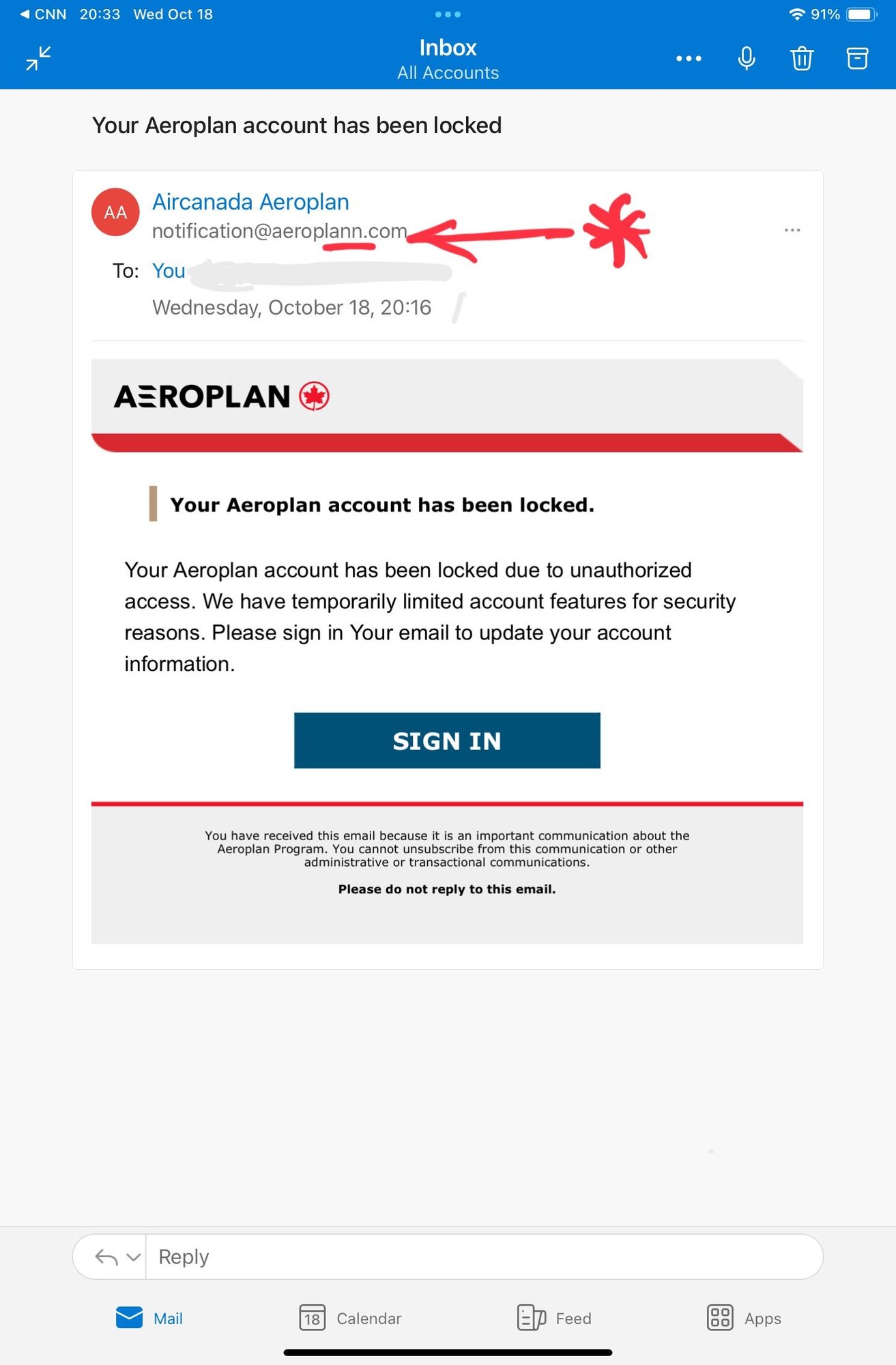 Question: Recent phishing scams (2023) - FlyerTalk Forums