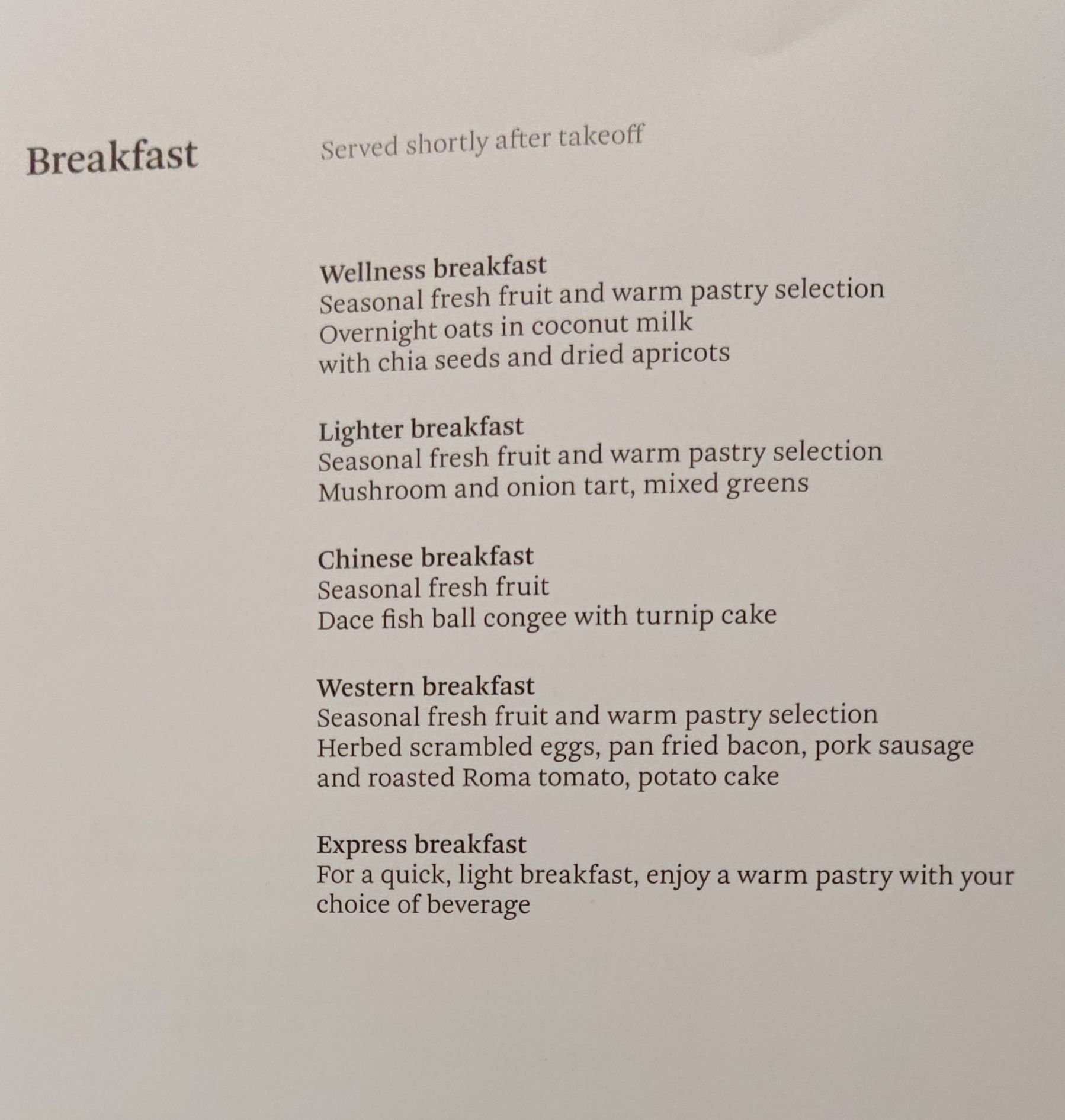 CX J Menu 2023 - Page 4 - FlyerTalk Forums