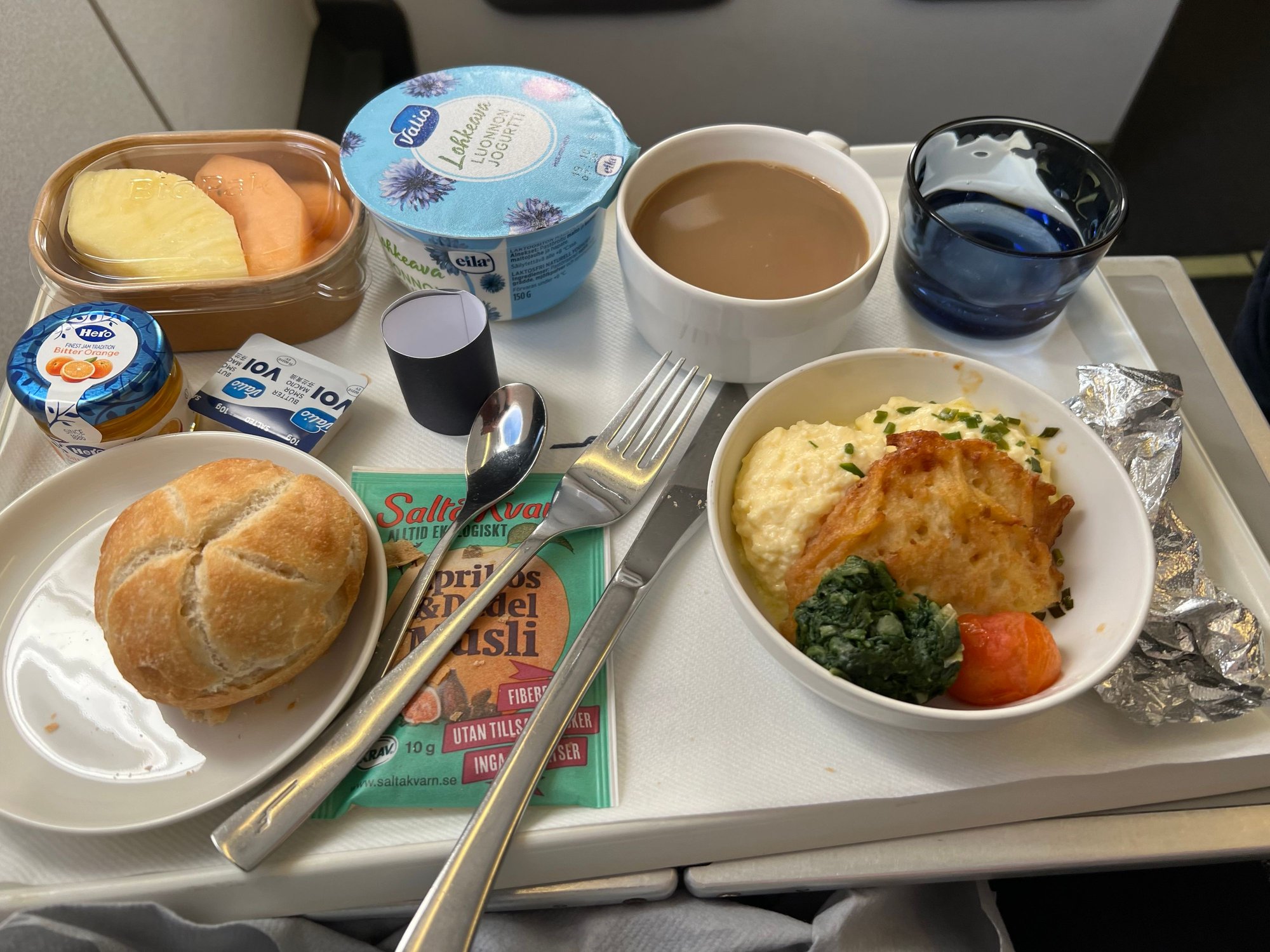 Saudi Arabian Airlines First Class Food