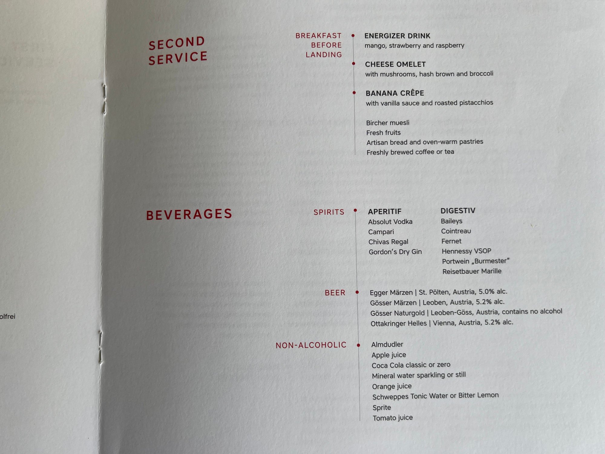 Austrian OS long haul experience [merged reports] - Page 44 - FlyerTalk ...