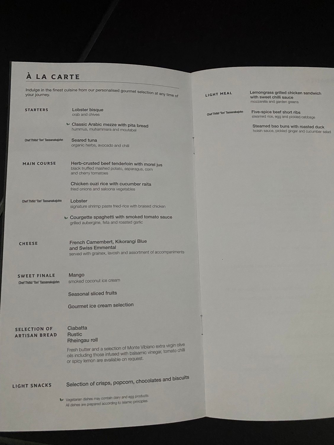 QR J Menus 2024 - and Caviar discussion - Page 11 - FlyerTalk Forums