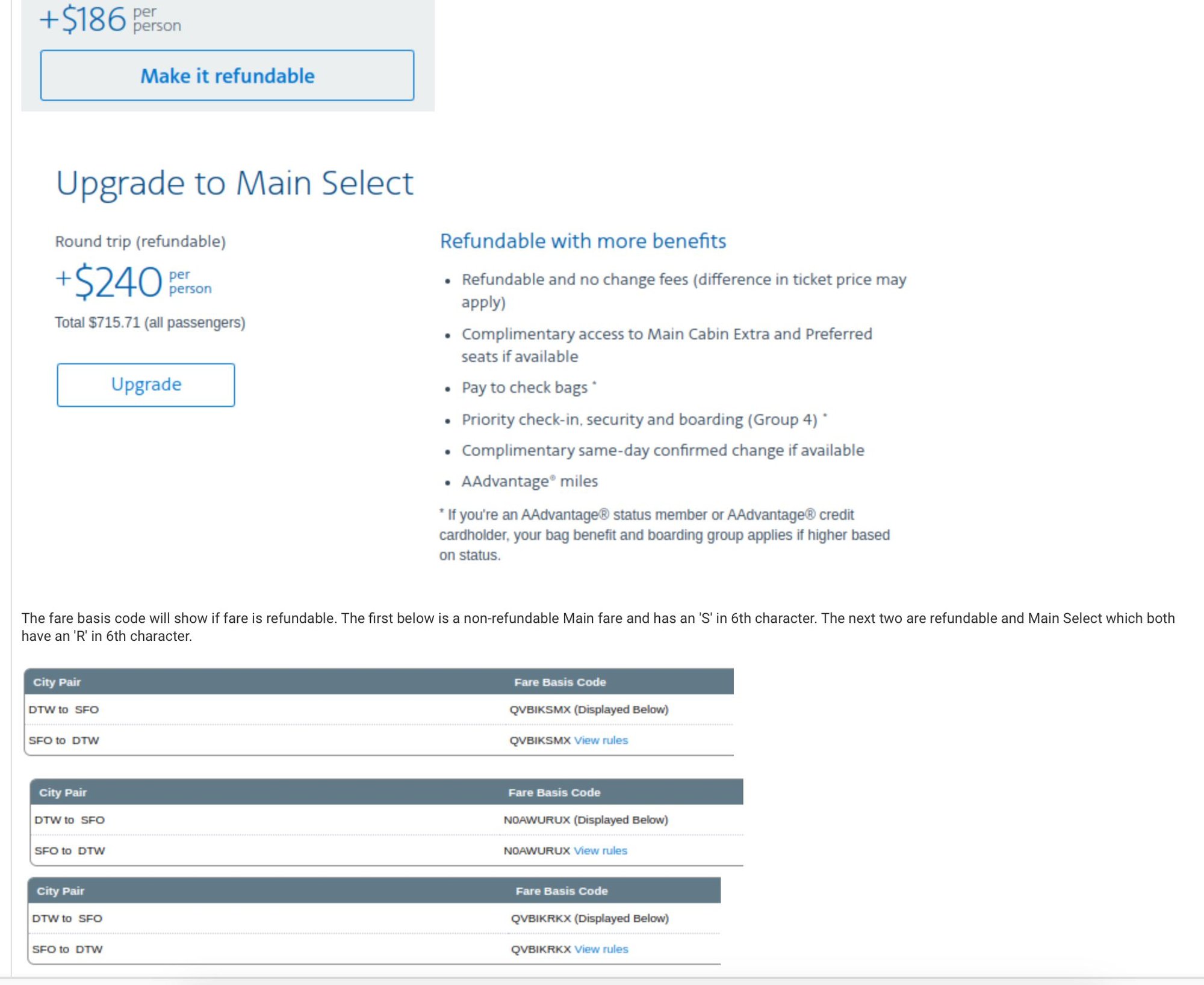 did I buy refundable fare? - FlyerTalk Forums