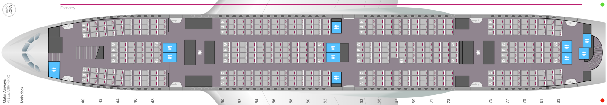 Detailed seat maps including Qsuite equipped cabins - FlyerTalk Forums