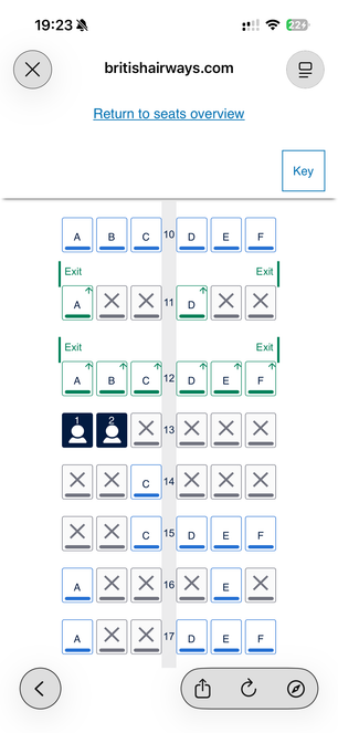 Airbus A320 Neo [is it possible to recline into an exit row ...