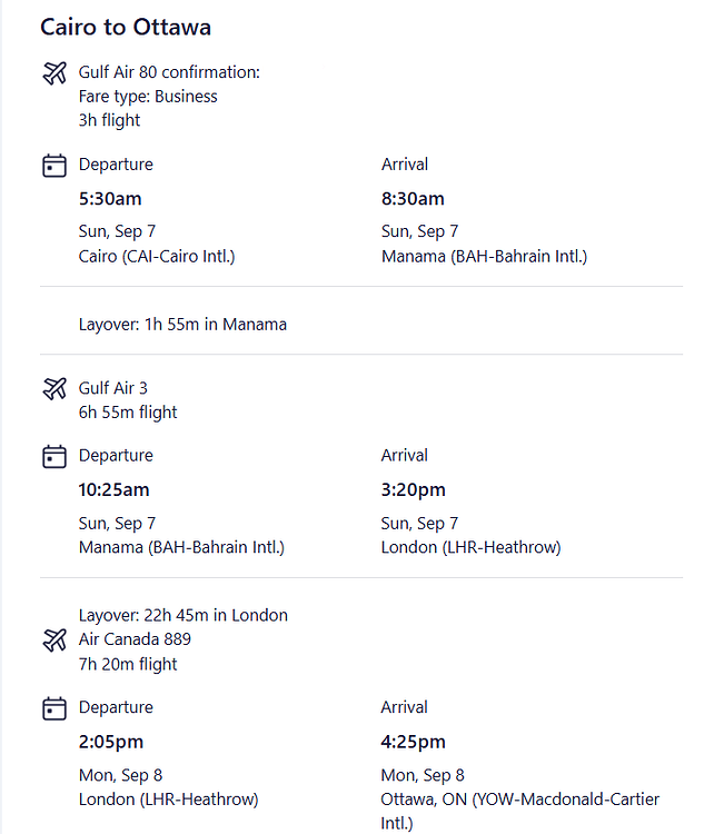 [PREM FARE GONE] GF：CAI-YOW/YUL/YYZ One way Biz $290 Sep 2025 - Page 4 ...