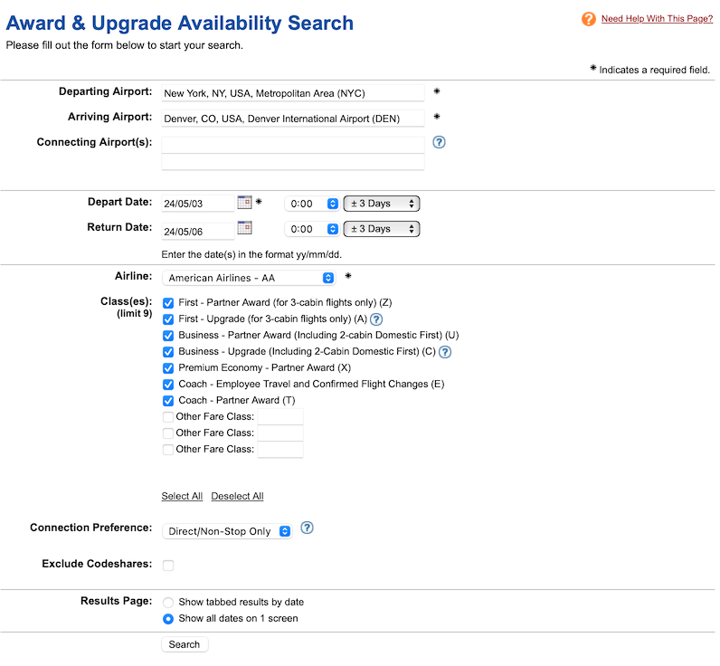 No award availability NYC to DEN for next 12 months? - FlyerTalk Forums