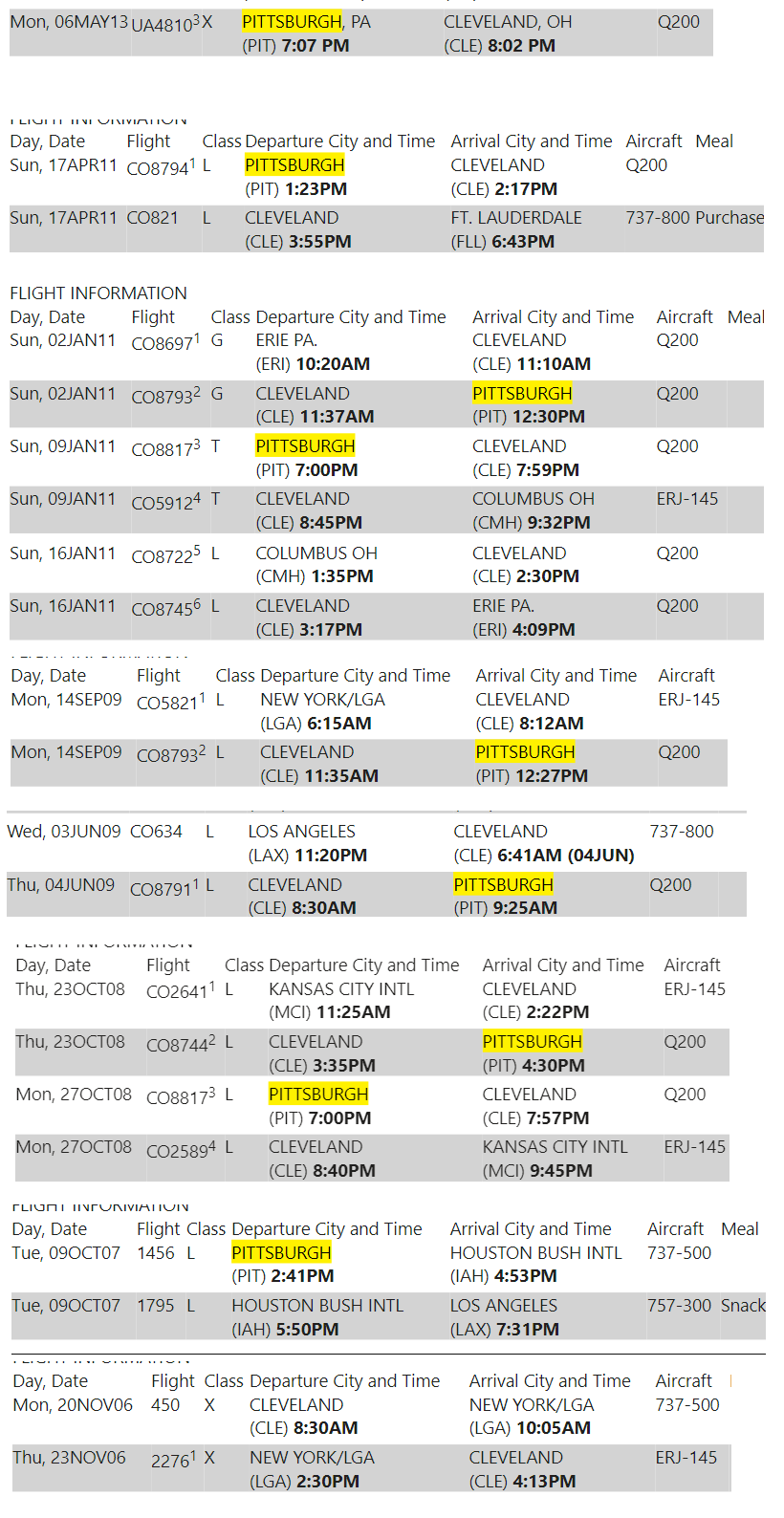 Nostalgia time: Things we miss/ don't miss about UA from 20 years ago - Page 8 - FlyerTalk Forums