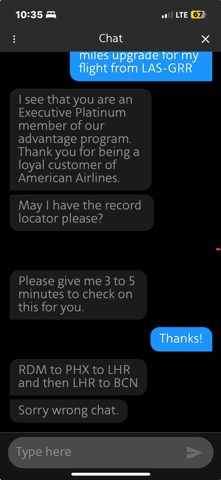 AA Chat Agents - Experiences with the "3-5 minutes to check on this for ...