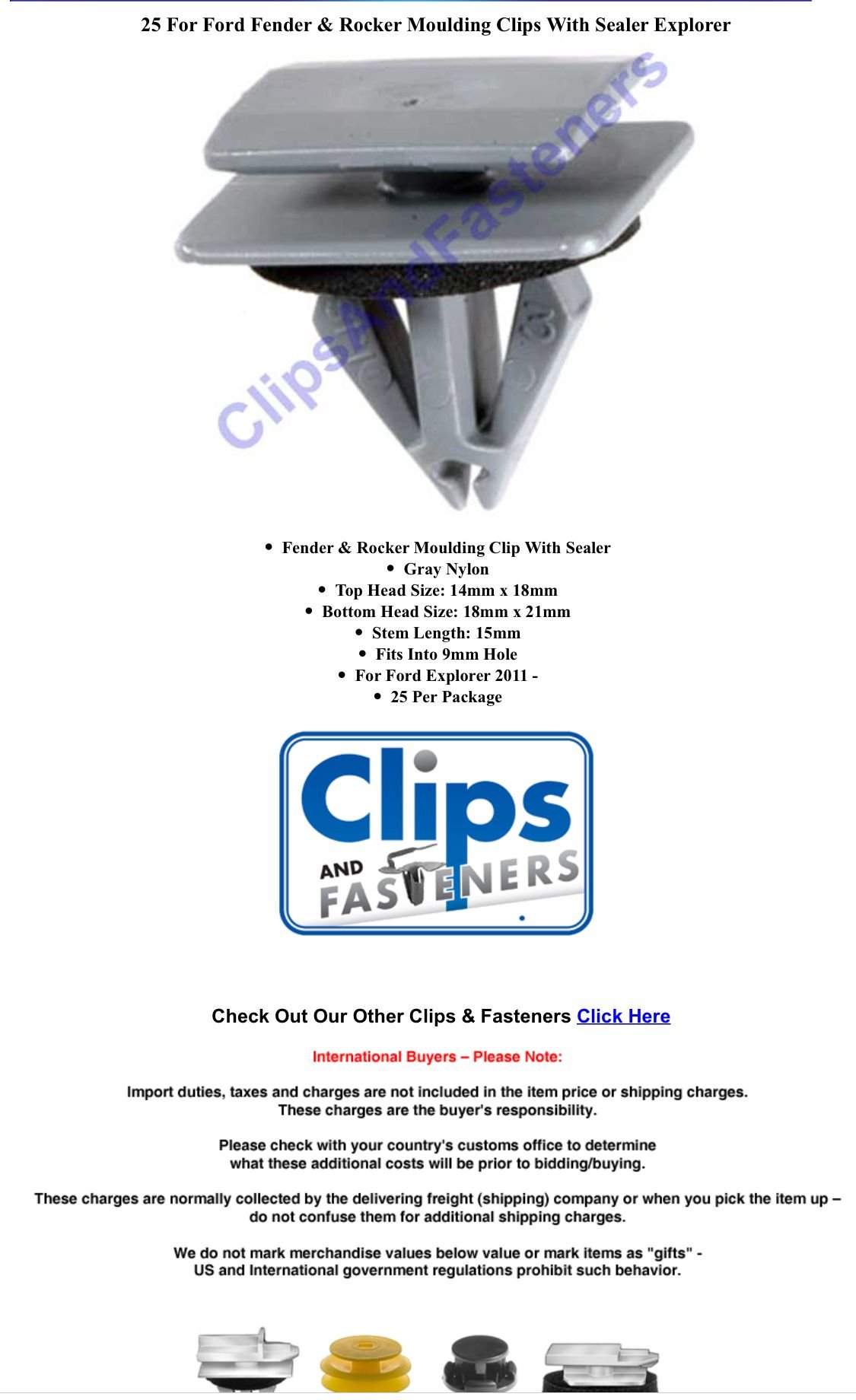 Clips/fasteners for platinum or king ranch tailgate panel? - Ford Truck ...