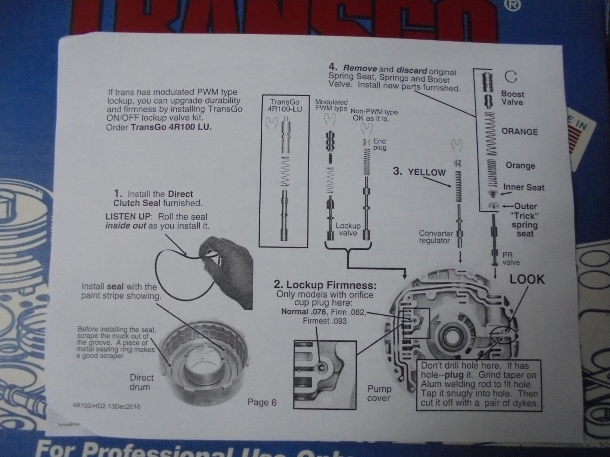 The Installation Of Transgo's 'Tugger' Reprogramming Kit (Shift Kit For ...