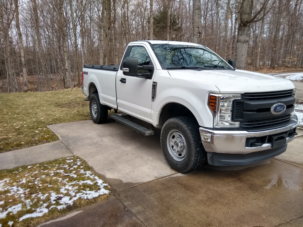2019 F250 RCLB 4x4 6.2L XL Luverne Grip Step install - Ford Truck ...