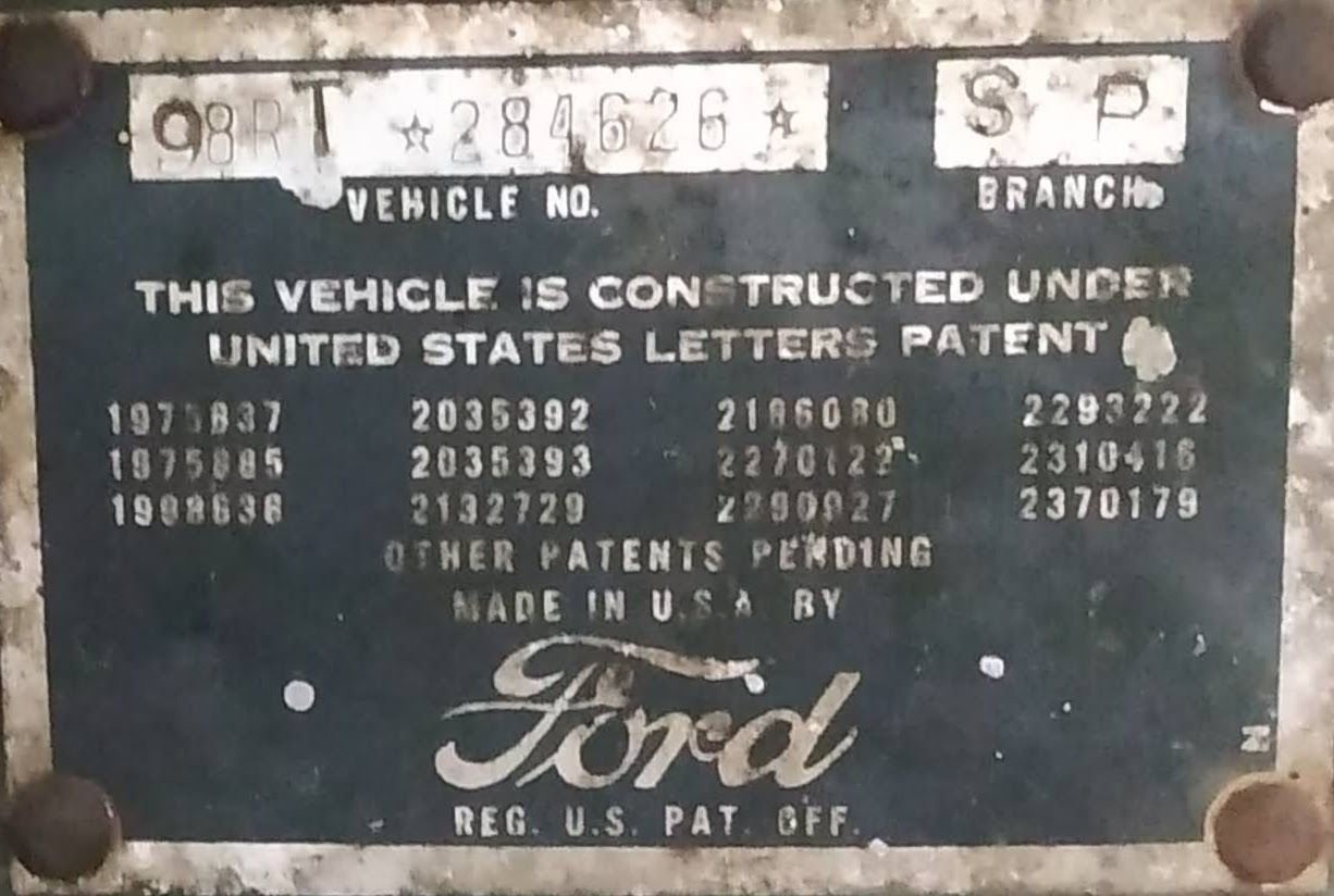 1950 F5 serial # & build code? - Ford Truck Enthusiasts Forums
