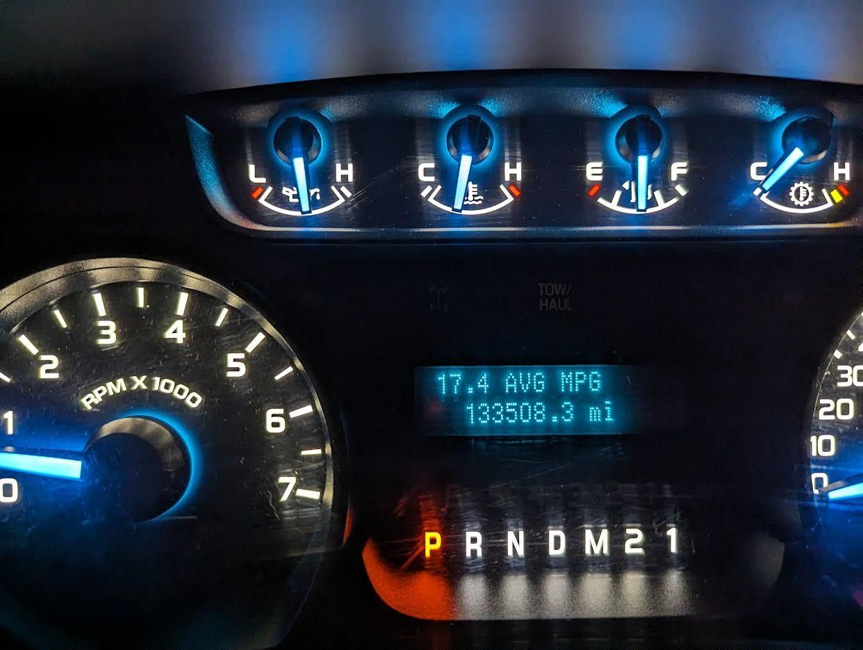 Instrument cluster upgrade - standard to 4.3" XLT screen - Ford Truck ...