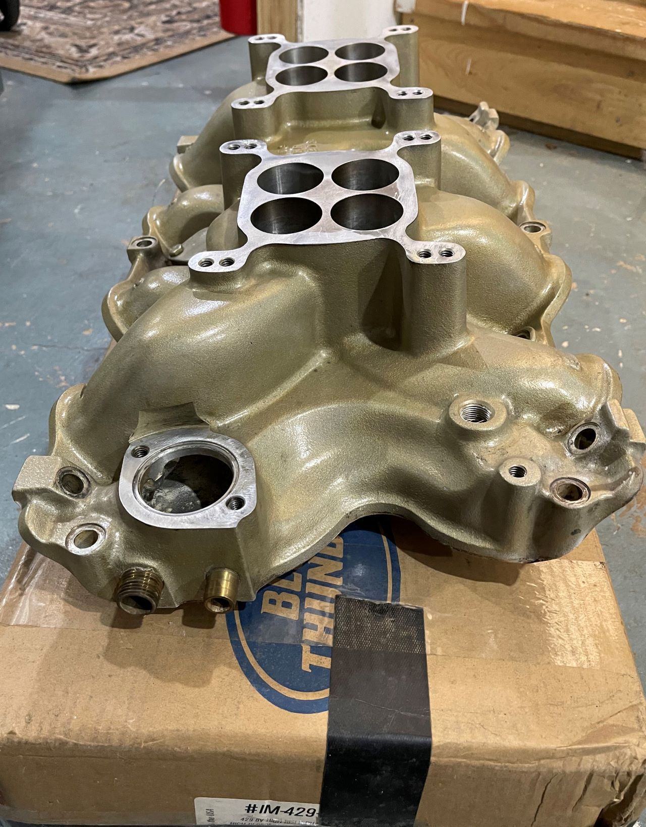 Blue Thunder 8V 2-4V 460 429 514 Intake Carbs Air Cleaner - Ford Truck ...