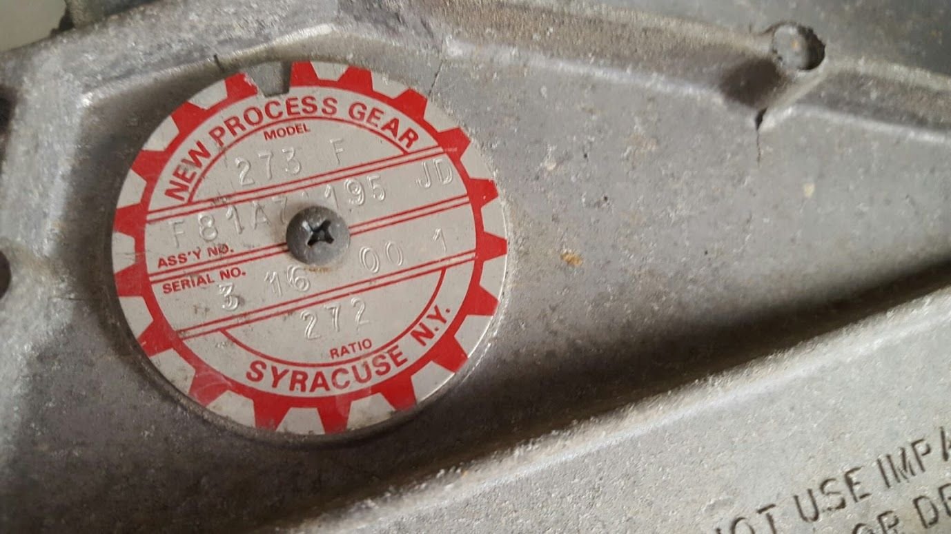 Does "New Process Gear Syracuse, NY" Tag on trans mean its rebuilt? (W ...