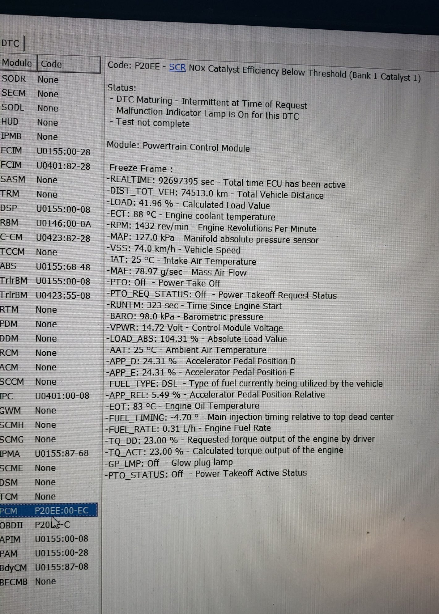 P20ee DTC code and other gremlins - Ford Truck Enthusiasts Forums