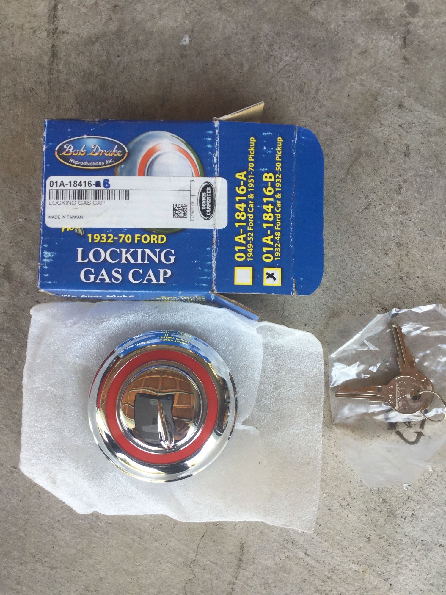 1932-1950 Ford truck locking gas cap - Ford Truck Enthusiasts Forums