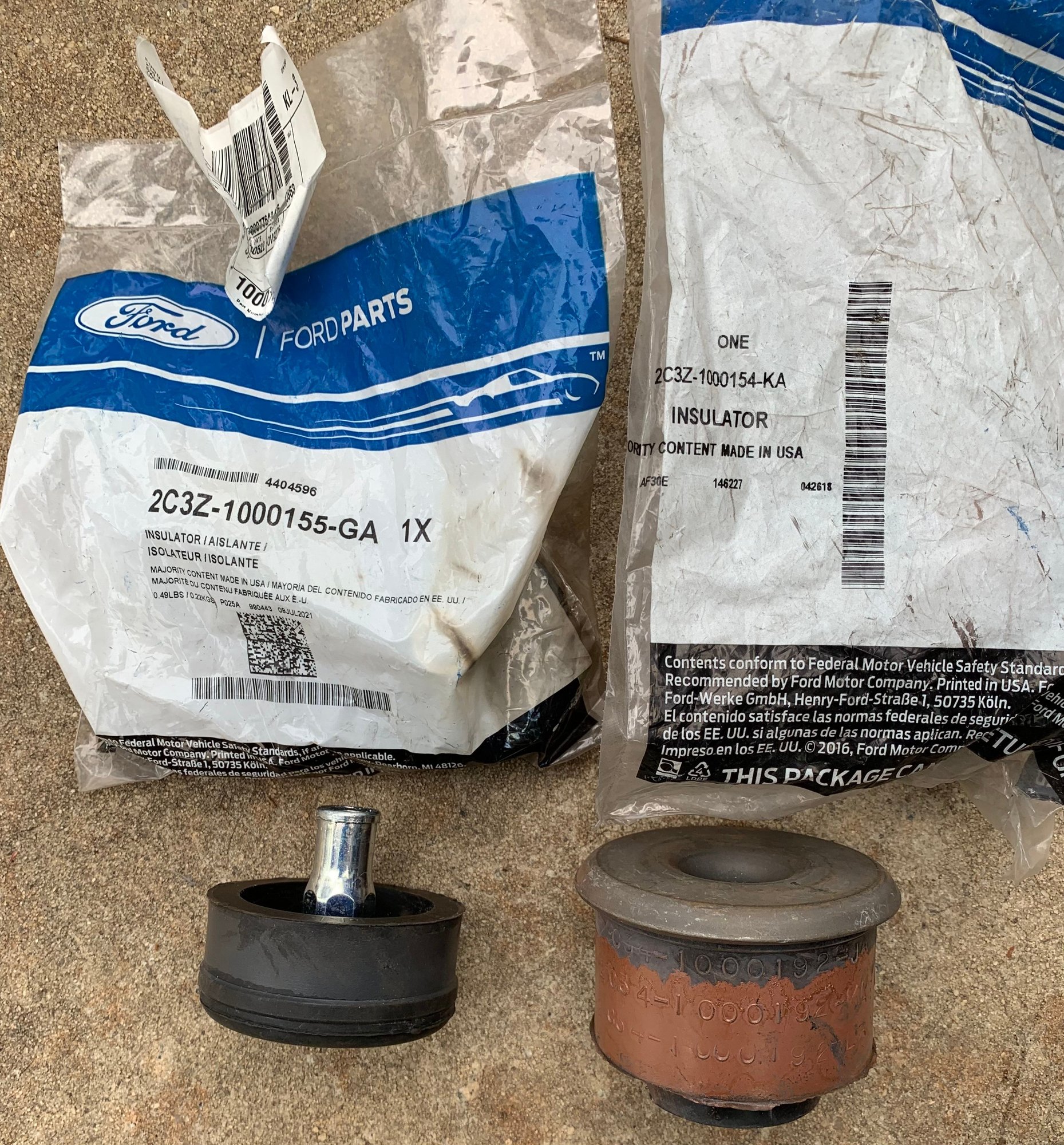 Replace the 4 Foam Cab Mounts on 2007 F-250 Supercab without removing ...