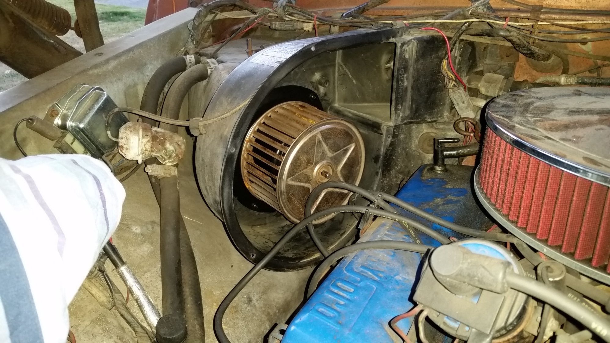 I changed the blower motor, from the engine bay - Page 3 - Ford Truck ...