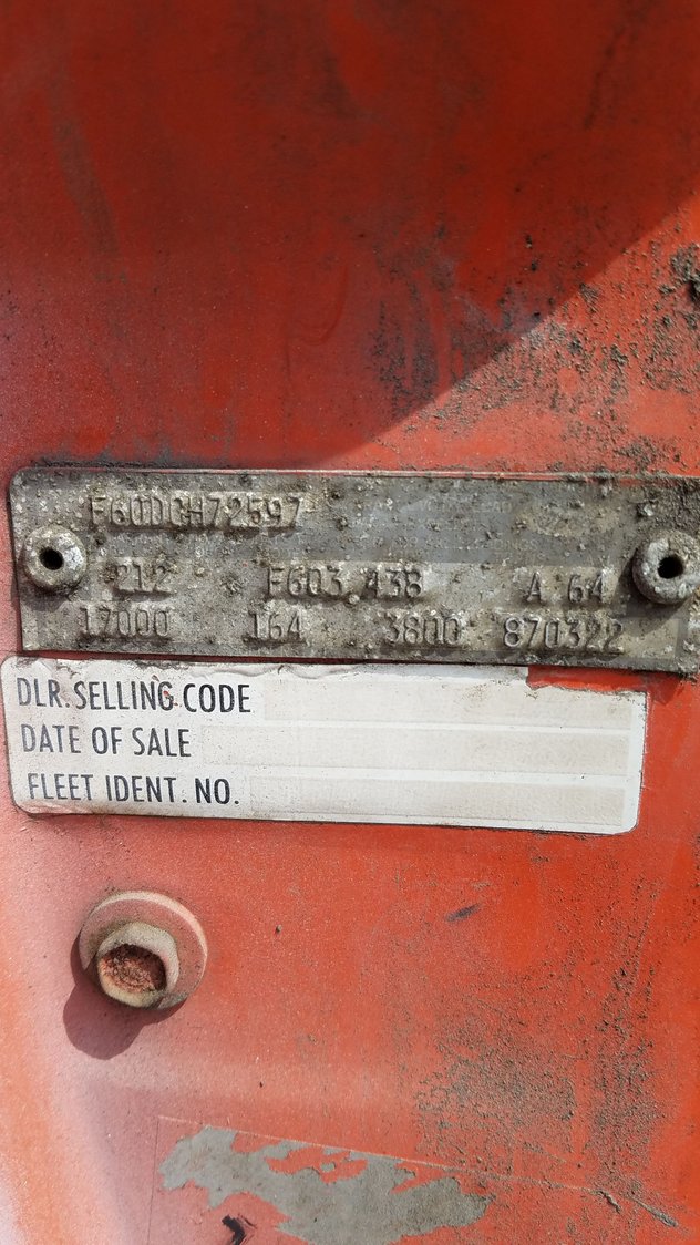 Decode F600 tag. TIA - Ford Truck Enthusiasts Forums