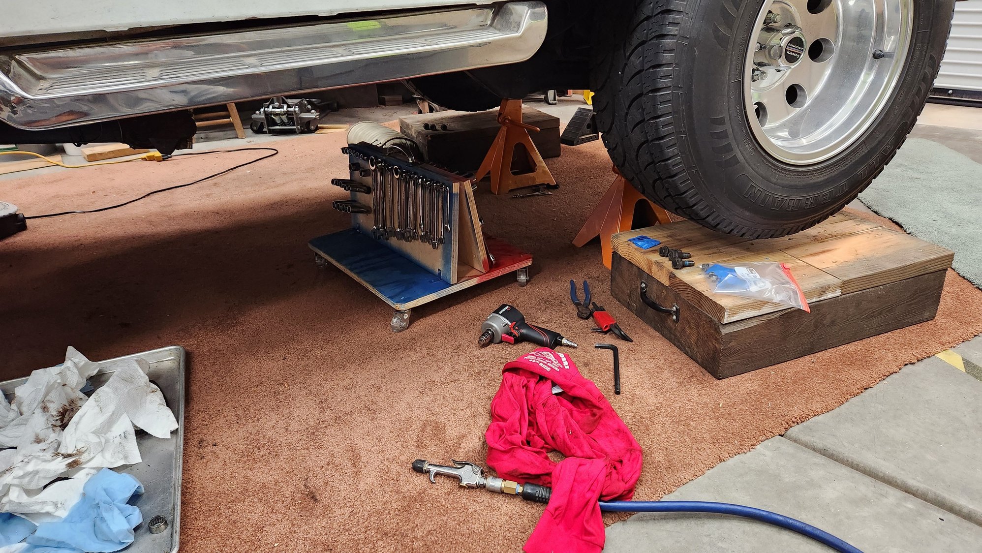 Homemade oil change ramps, ideas wanted - Page 2 - Ford Truck ...