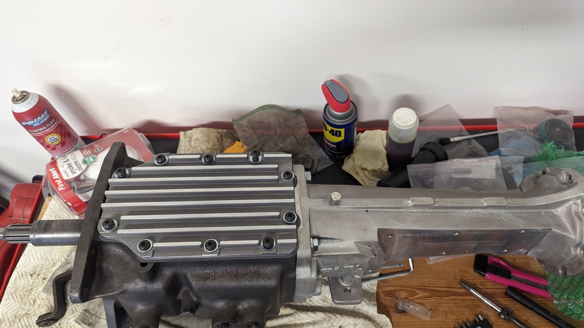 Toploader 4 speed with GearVendor OD, combined with Column Shift - Ford ...