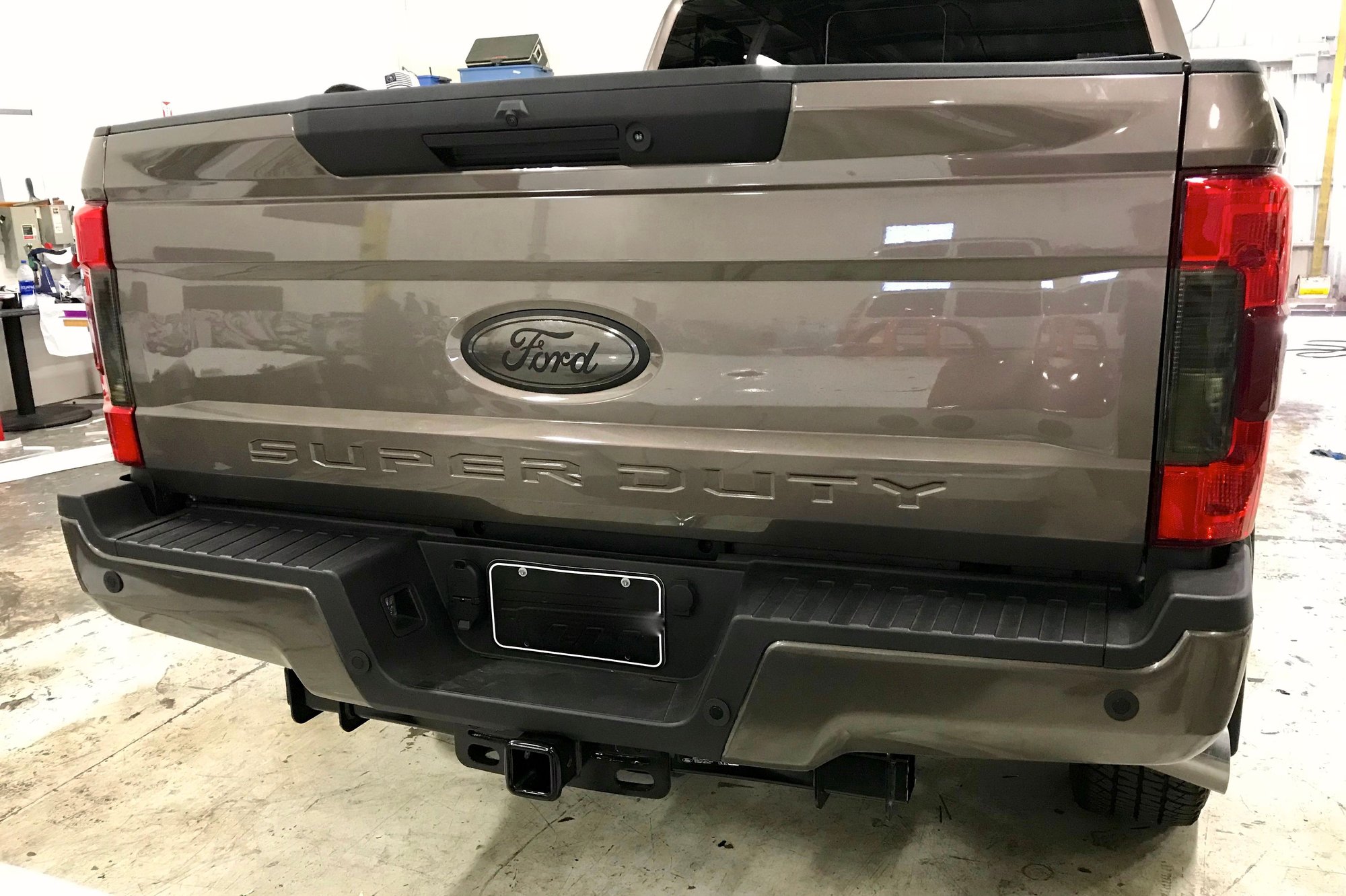 looking to trade chrome bumpers with platinum shadow black! - Ford ...