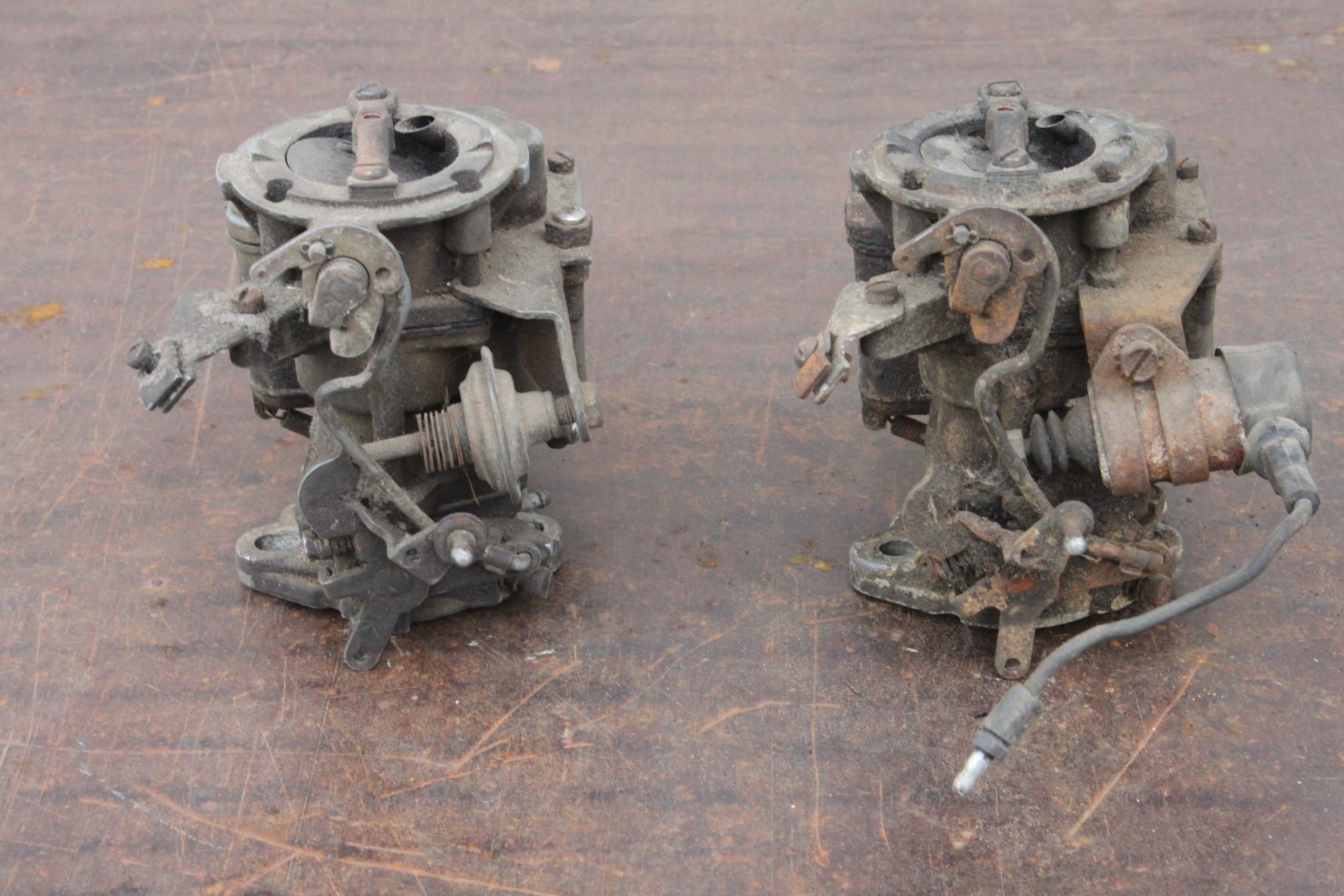 2 68-72 Ford 240/300 Inline 6 Carter YF 1V Carbs For Parts or Rebuild ...
