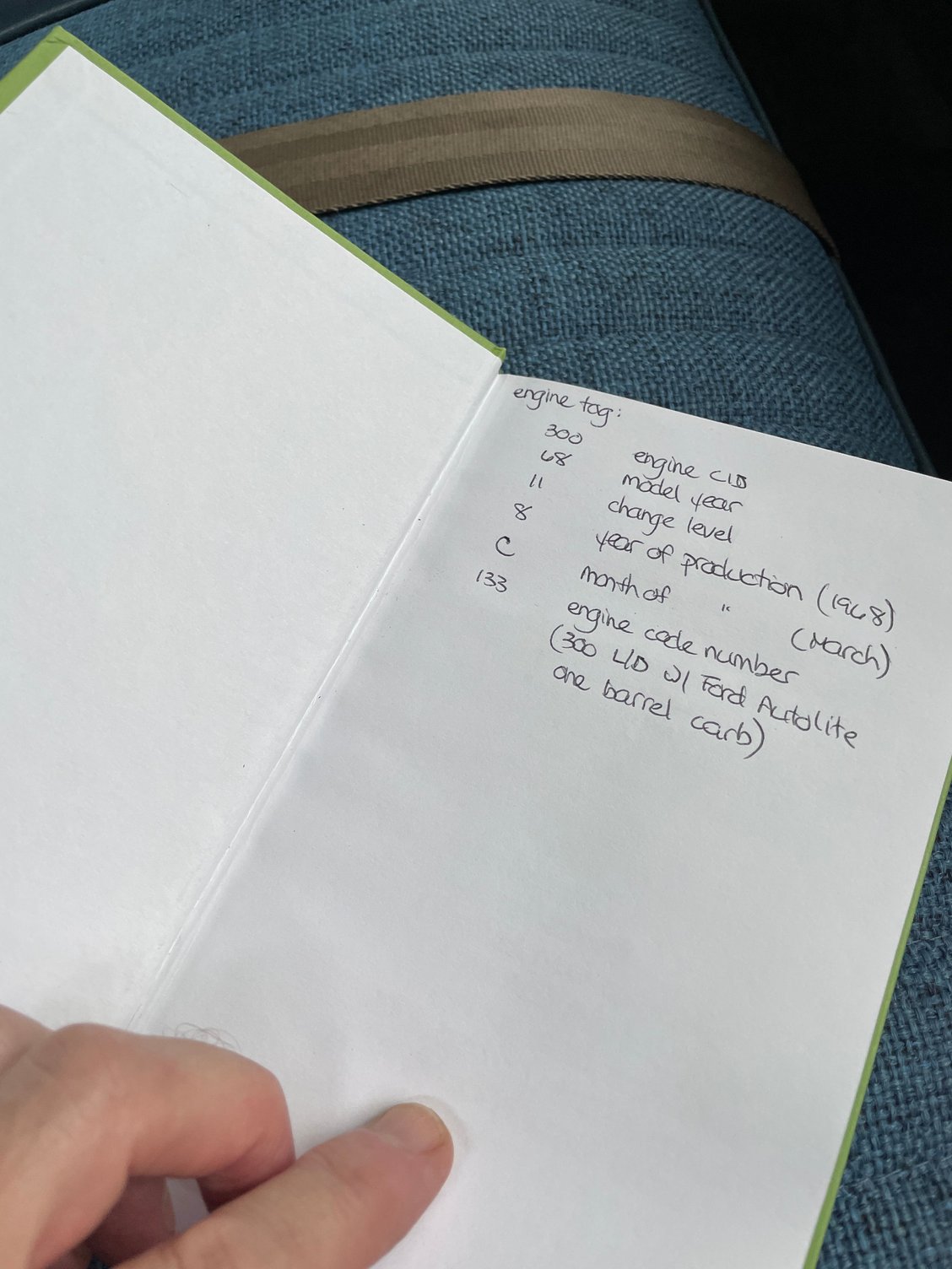 An idea: log books for classic vehicle owners - Ford Truck Enthusiasts ...