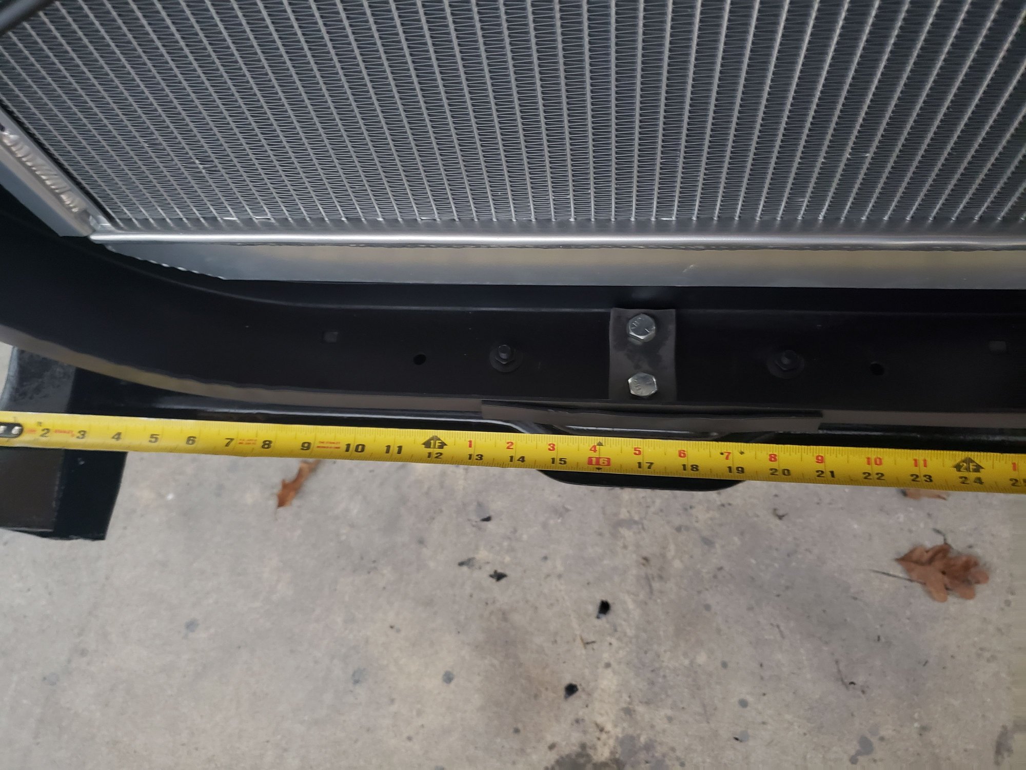 Core Support Installation 55 F100 Frame - Ford Truck Enthusiasts Forums