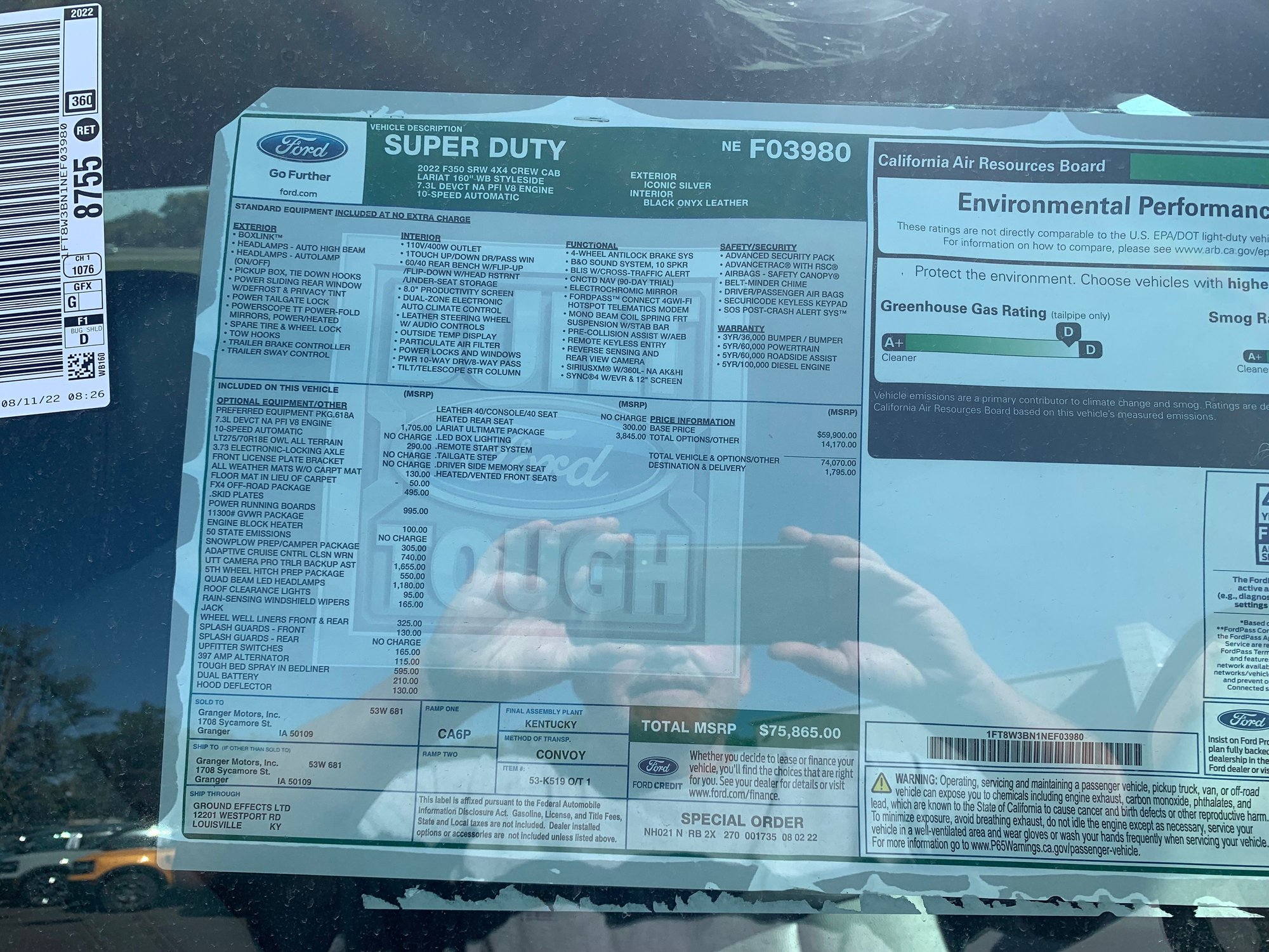 2022 Ford F350 Lariat Ultimate 7.3L - Ford Truck Enthusiasts Forums