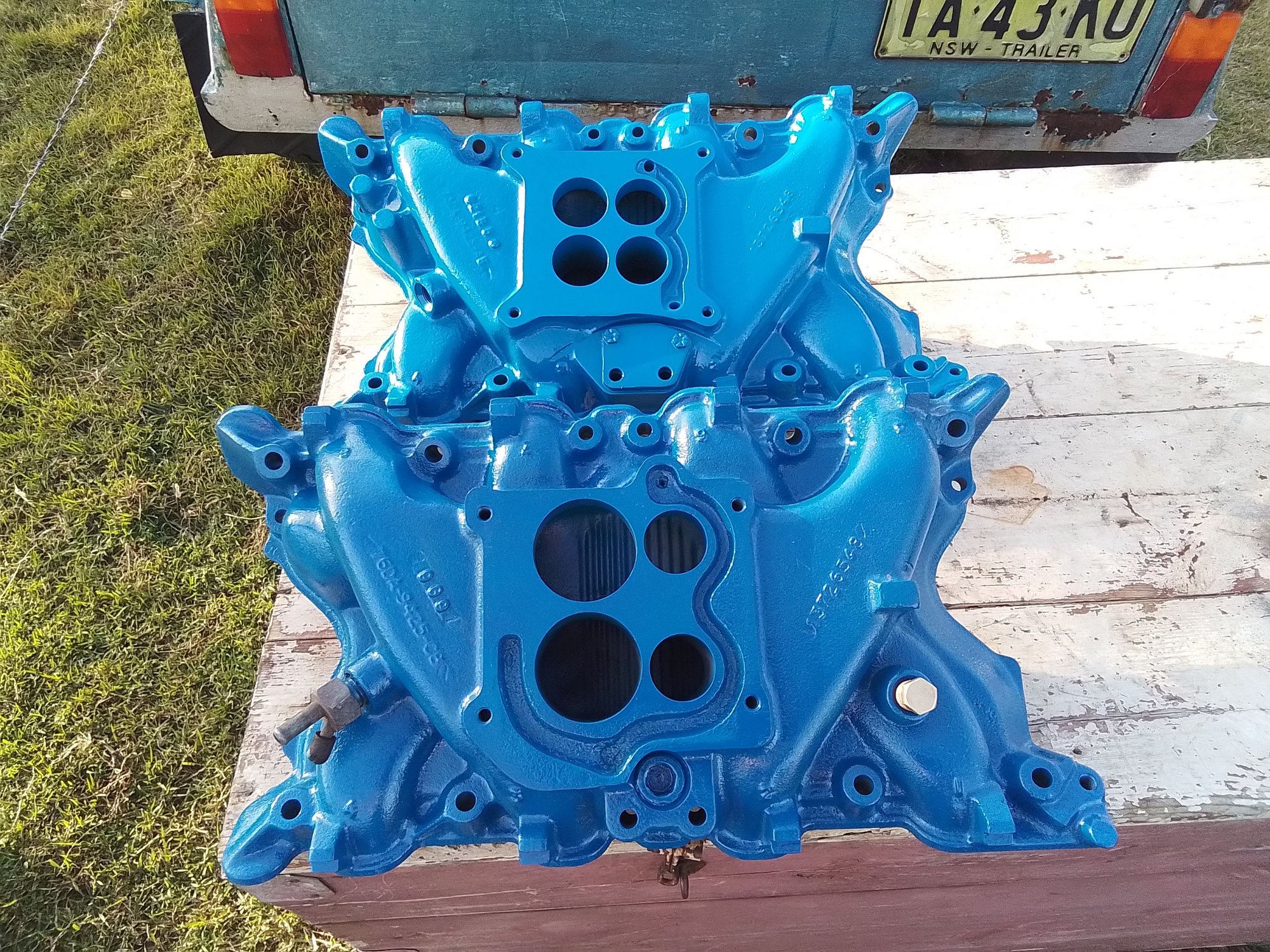 Australian Cleveland OEM 2V 4BBL intake manifolds. - Ford Truck ...