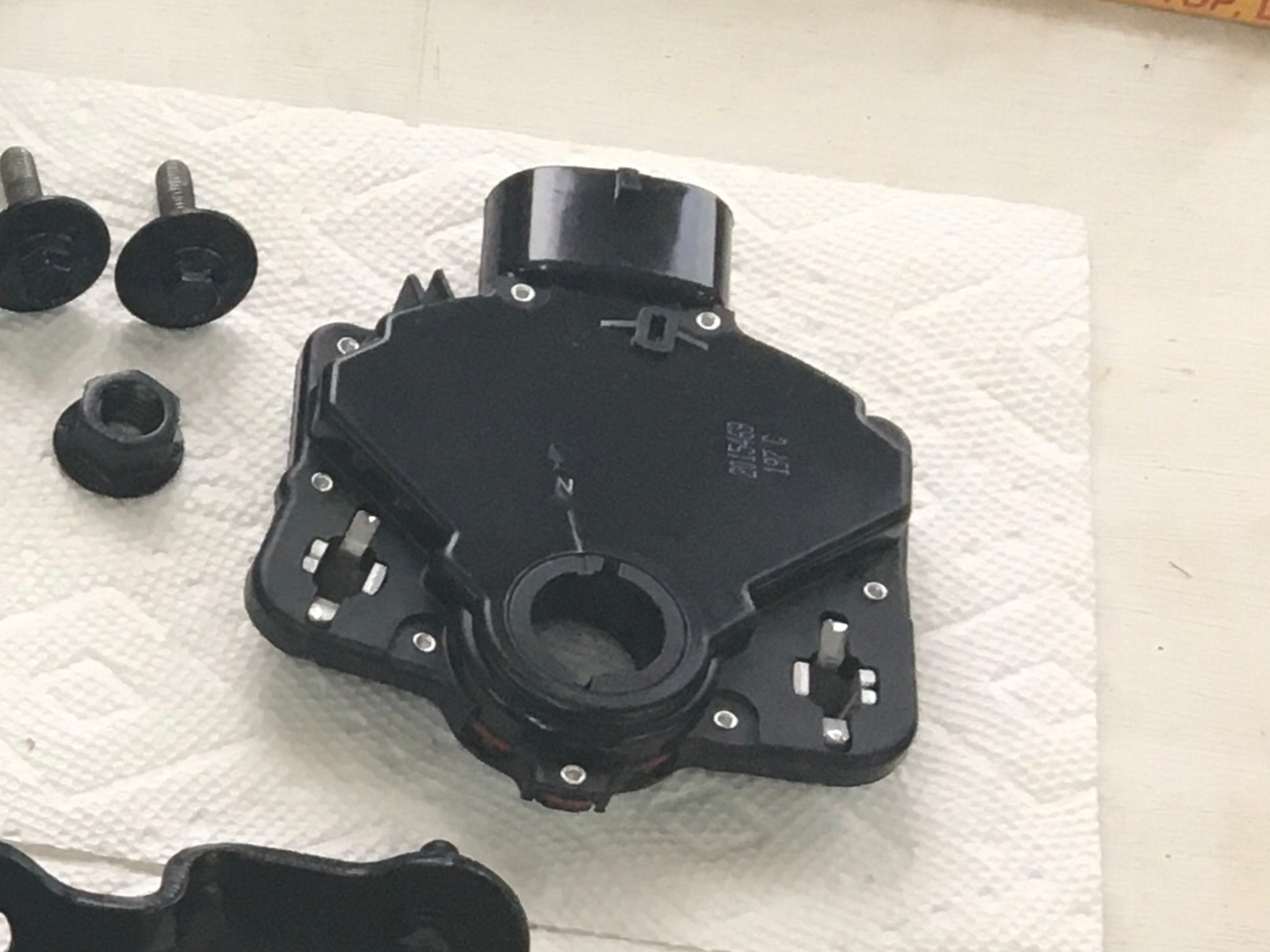 Where are the alignment marks on the 1995 E4OD MLPS MLPS - Ford Truck ...