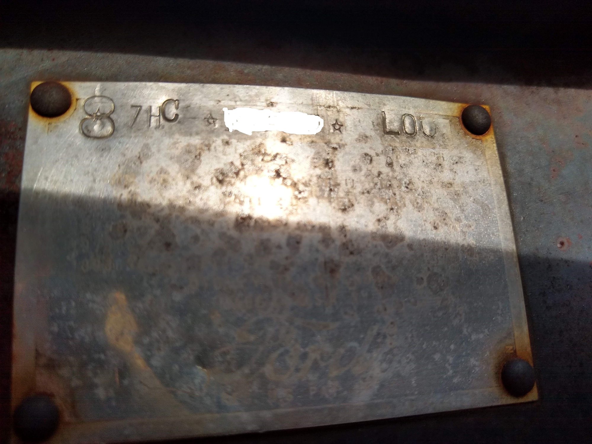 1948 F1 VIN but Frame Vin decodes to 3/4 Ton - Ford Truck Enthusiasts ...