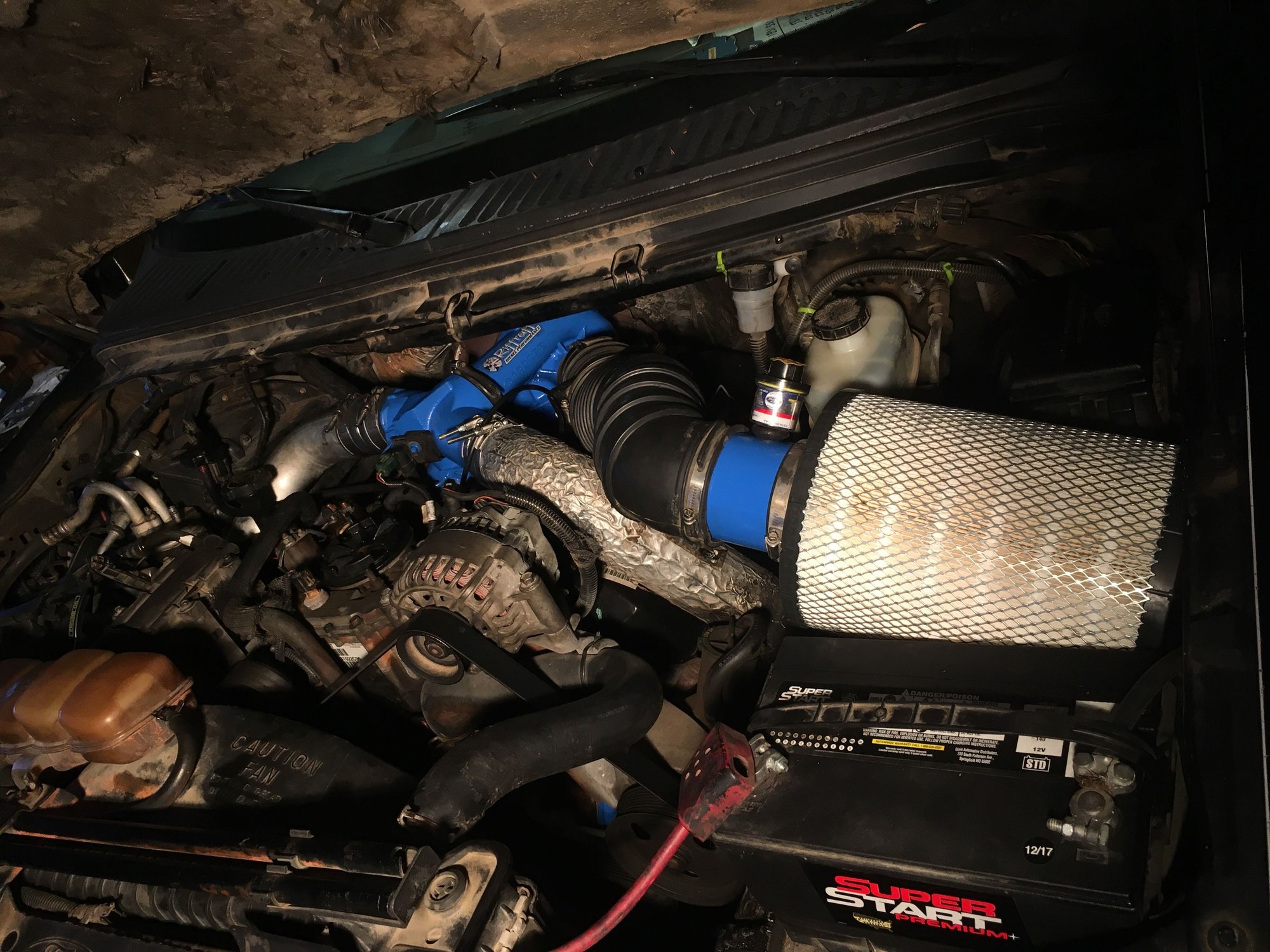 DIY ‘6637’ filter install with extras! - Ford Truck Enthusiasts Forums