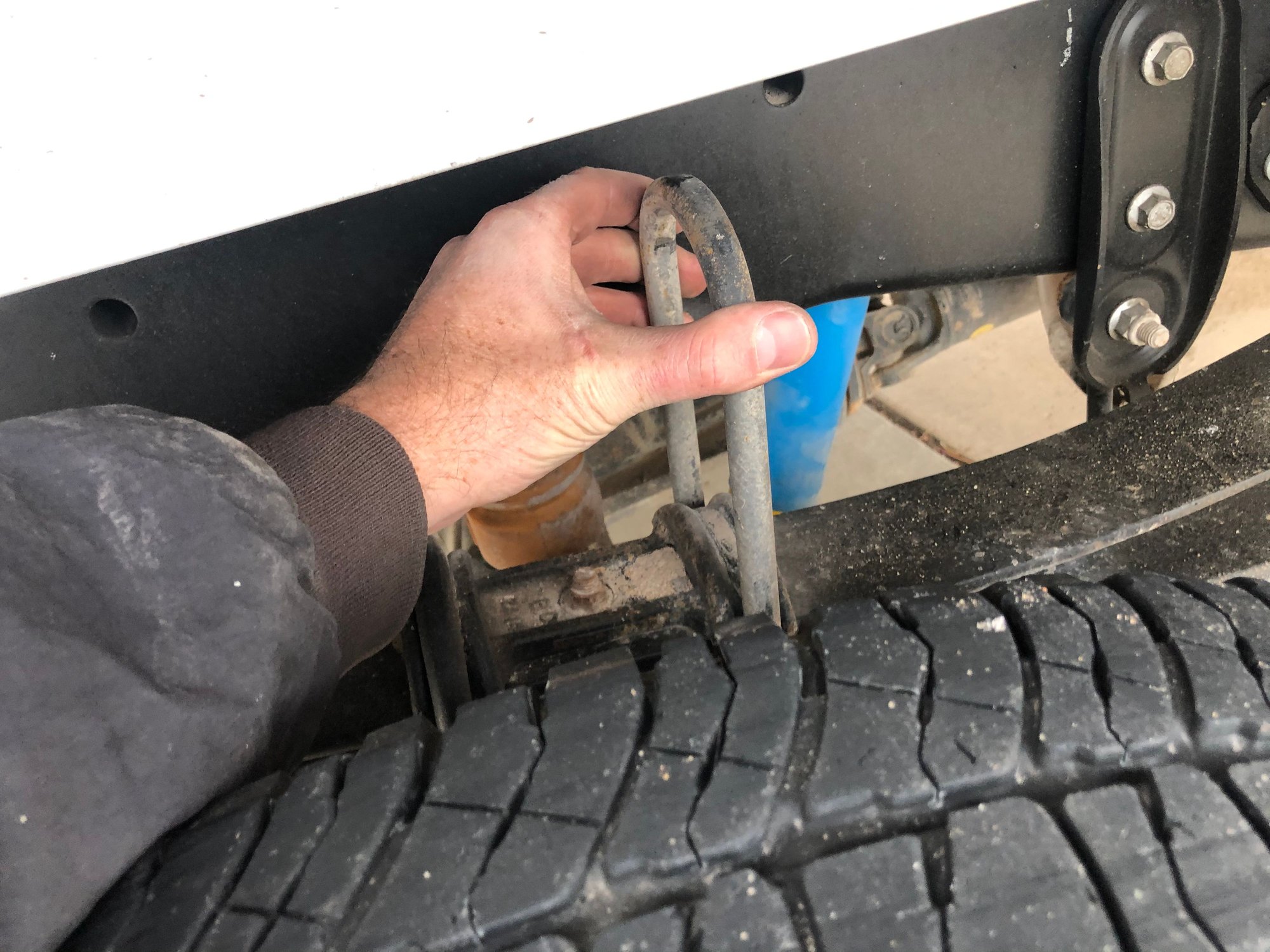 Rear Block Delete Using 1 Jack, Level by Lowering, 2017 F250 4x4 6.2 ...