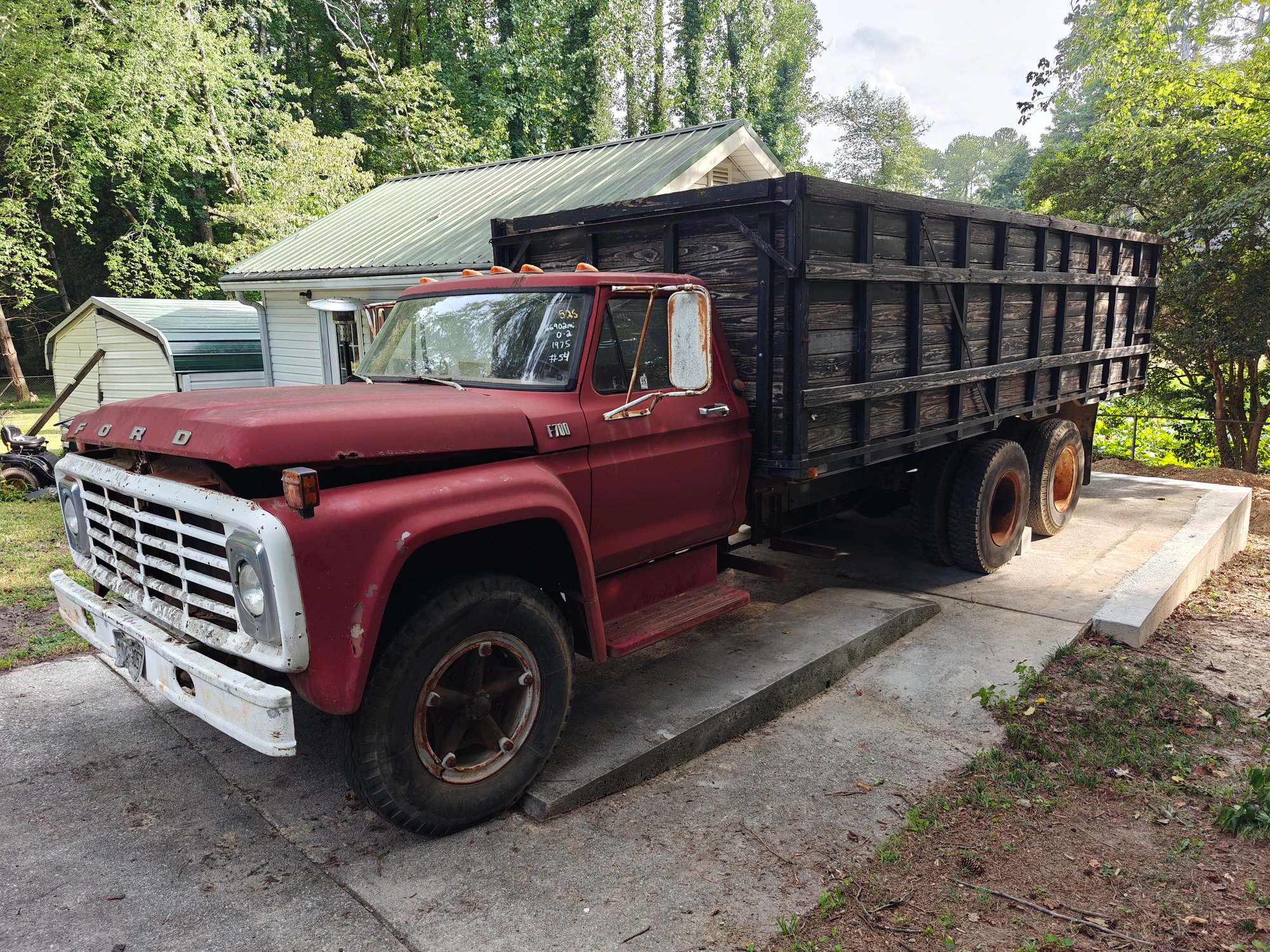 My Big Truck Journey Begins! New to me 1975 F700 Dump Truck - Ford ...