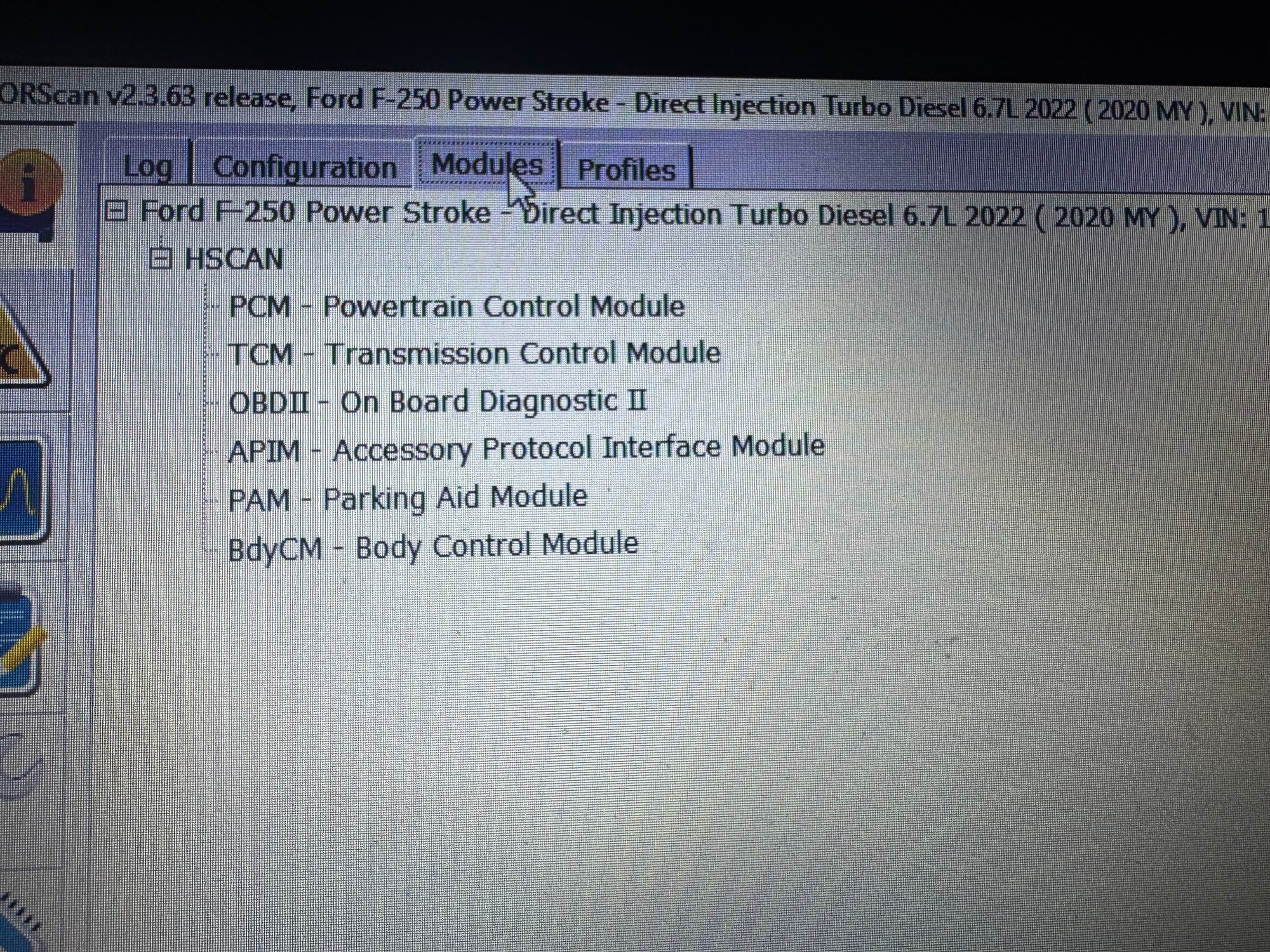 Forscan issue - Ford Truck Enthusiasts Forums