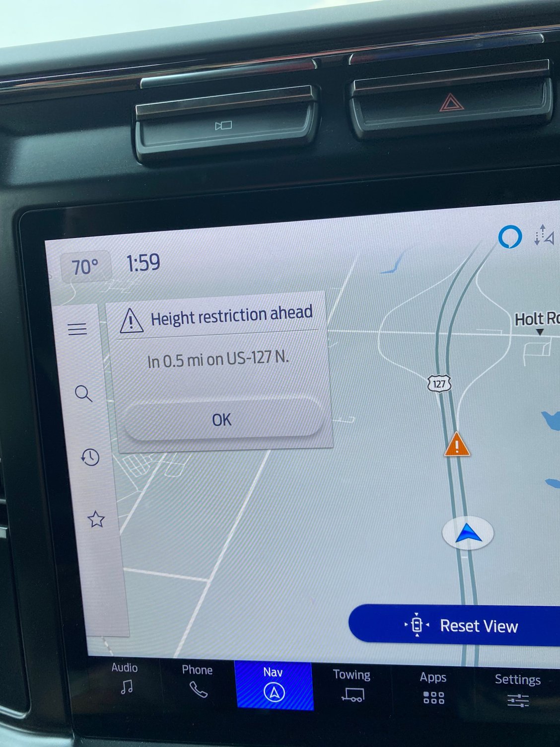 2023 Connected Trailer Navigation - “Height Restriction Ahead ...