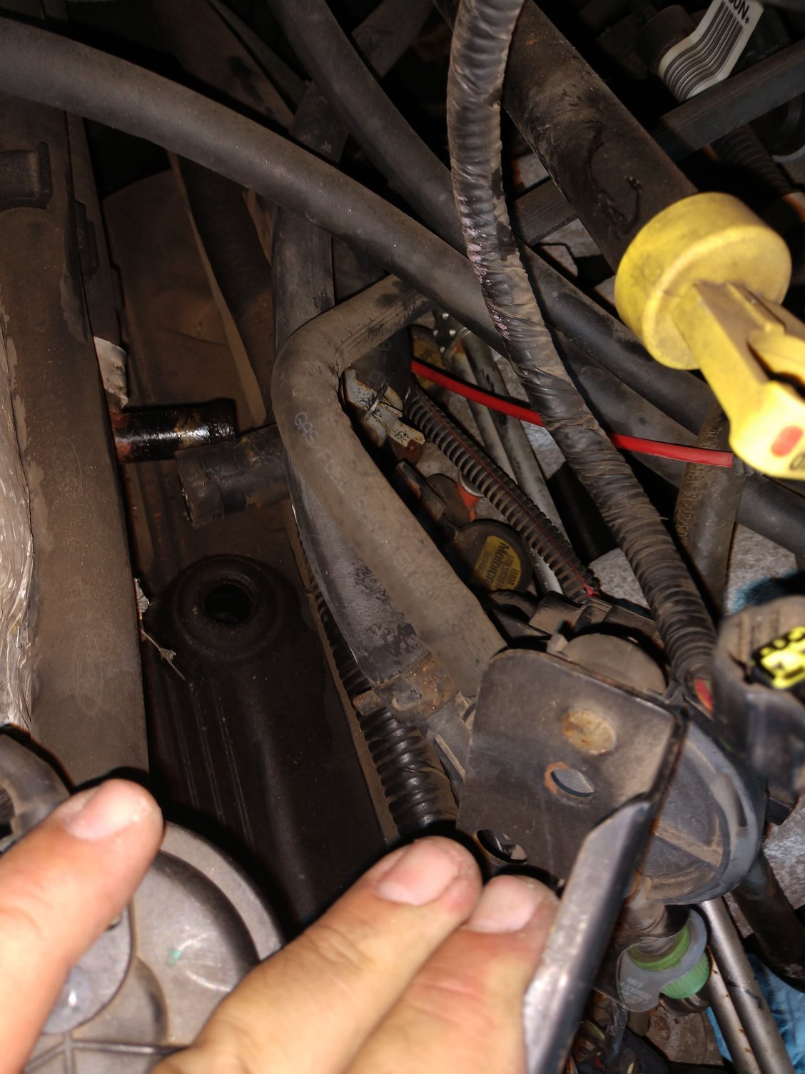 Dry rot on hoses to mystery part - Ford Truck Enthusiasts Forums