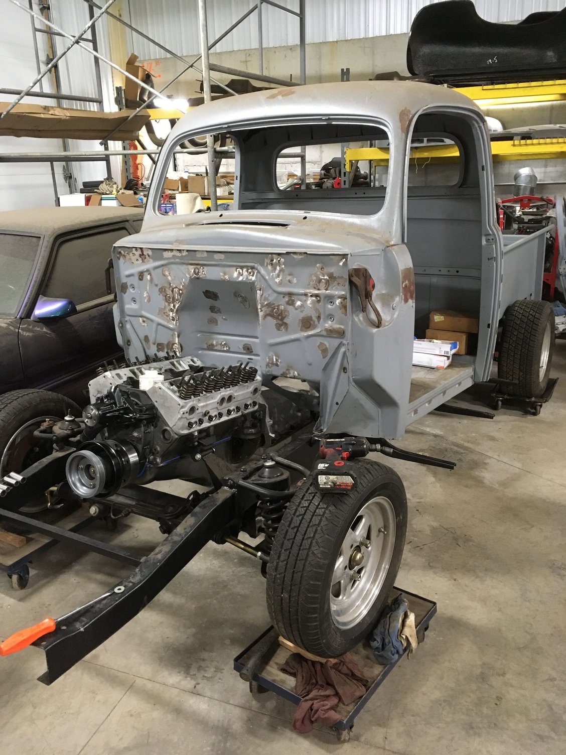 back at the 51 f1 project and excited - Ford Truck Enthusiasts Forums