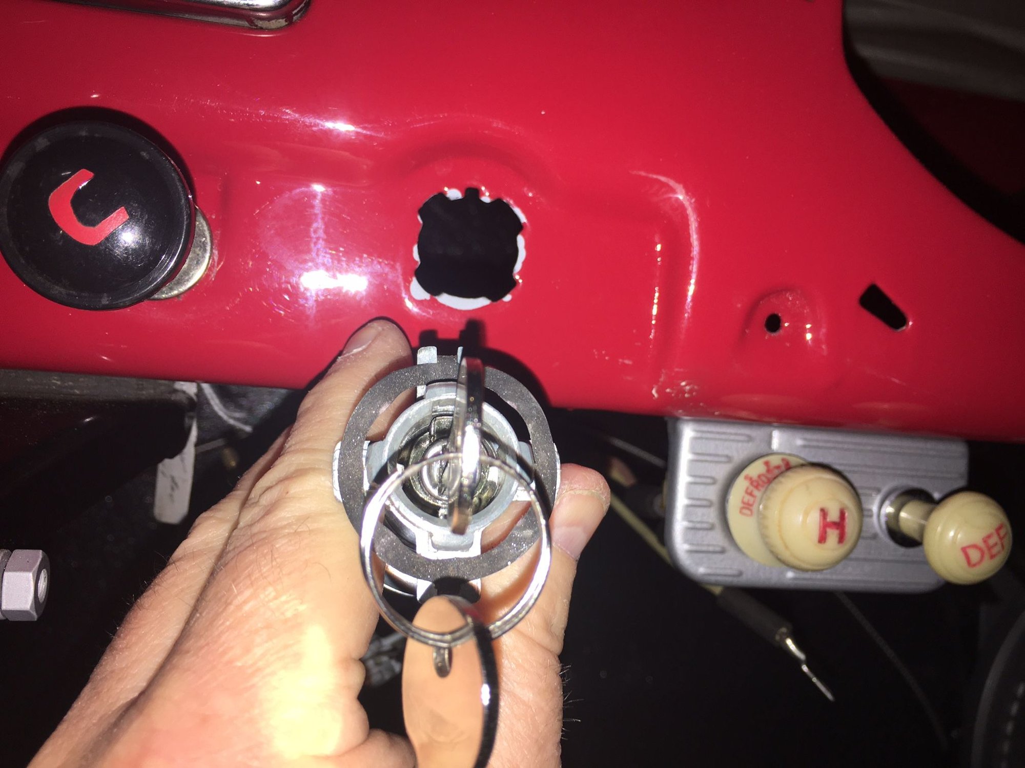 48 F1 Ignition Key Position - Ford Truck Enthusiasts Forums