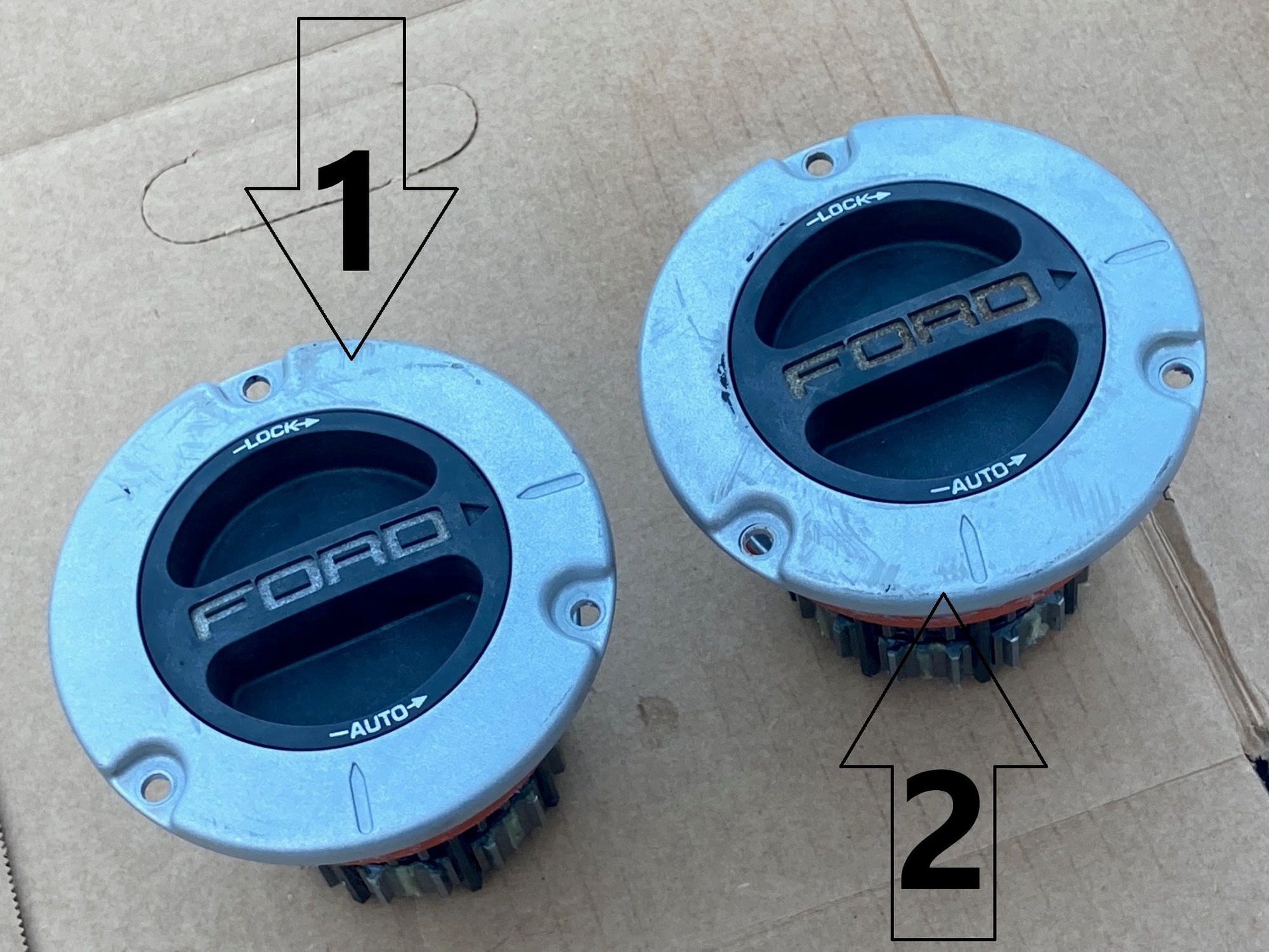 2011-'25 F250/F350 Front Auto/Manual Locking Hub, PC3Z-3B396-A - Ford ...