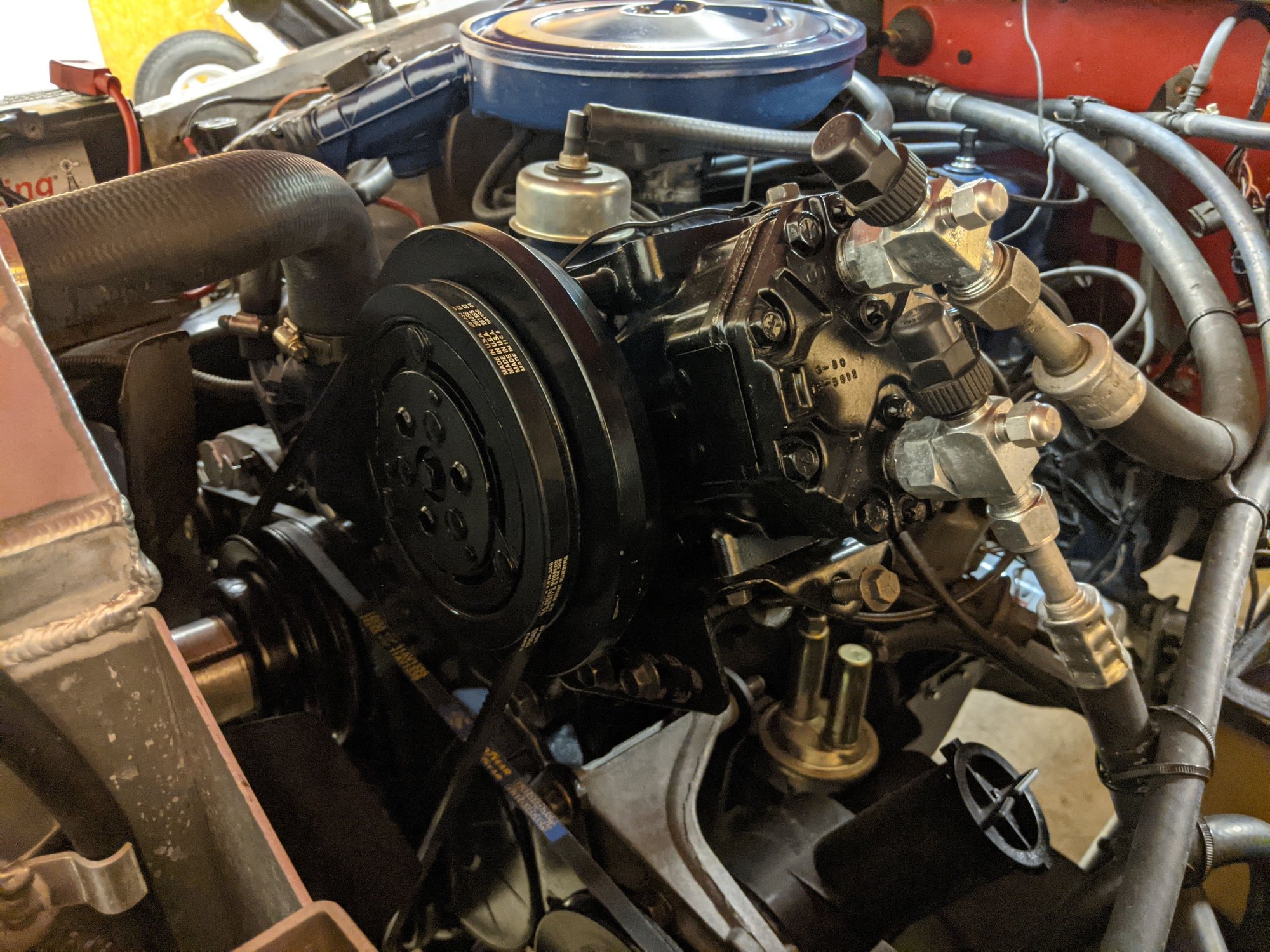 300 i6 inline 6 AC BRACKET York style compressor - RARE - Ford Truck ...