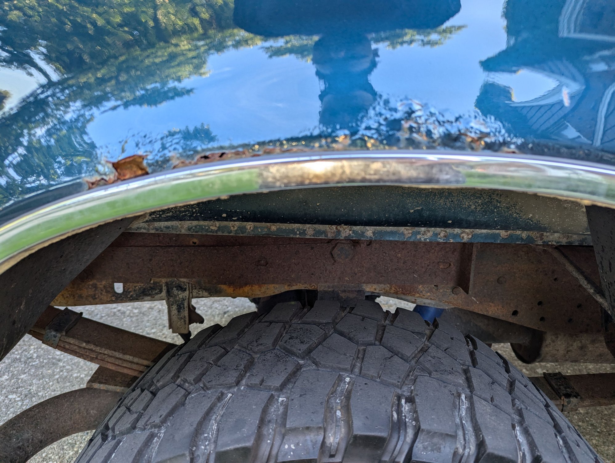 Who here has went with fender flares to cover wheel well rust? - Ford ...