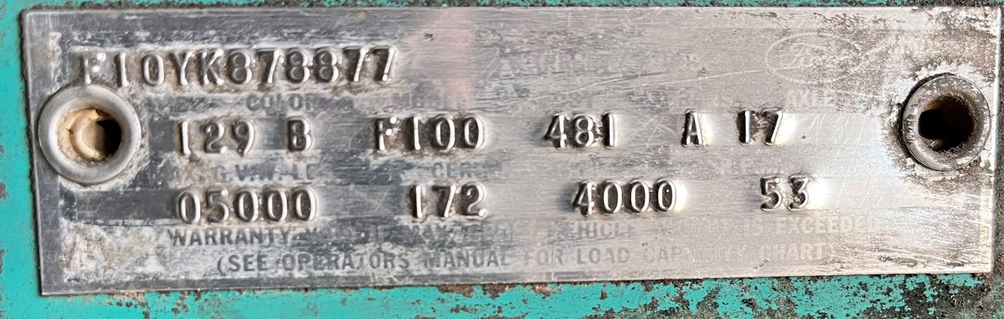 Newbie with 1966 F100 decode - Ford Truck Enthusiasts Forums