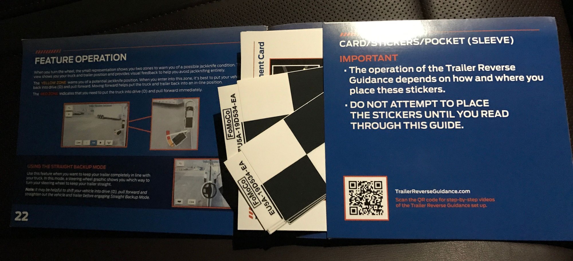 Trailer Assist Stickers - Ford Truck Enthusiasts Forums