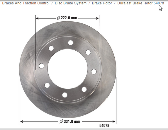 Difference between front and rear rotor? - Ford Truck Enthusiasts Forums