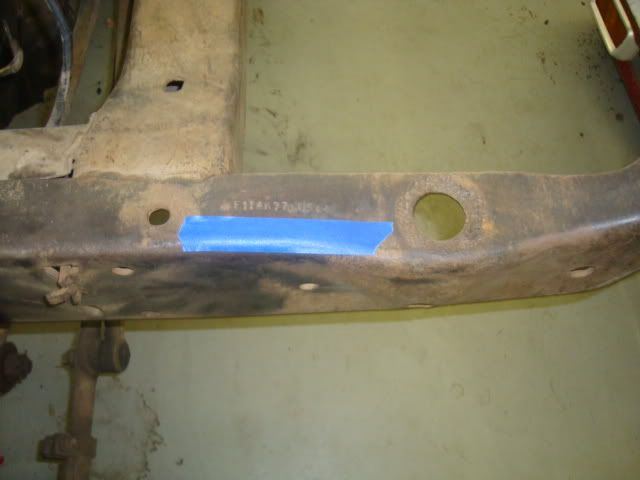 Vin location on frame? - Ford Truck Enthusiasts Forums